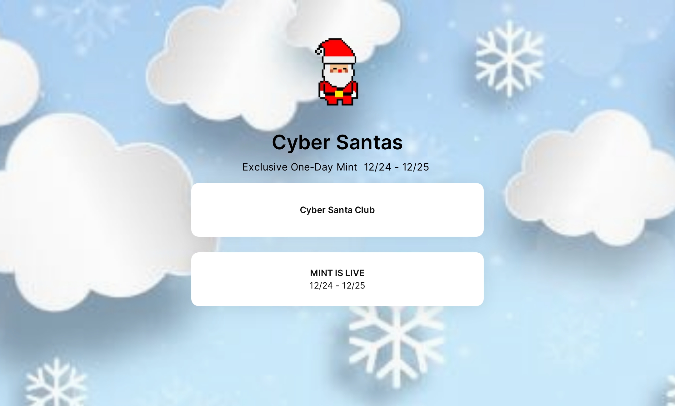 Cyber Santas' Flowpage