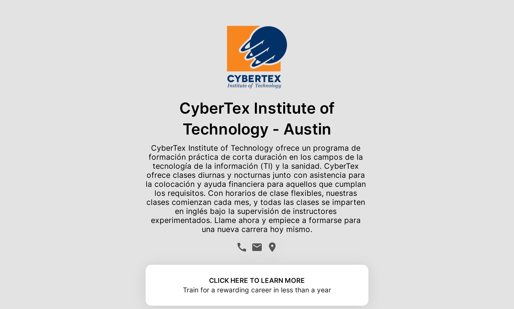 CyberTex Institute of Technology - Austin's Flowpage