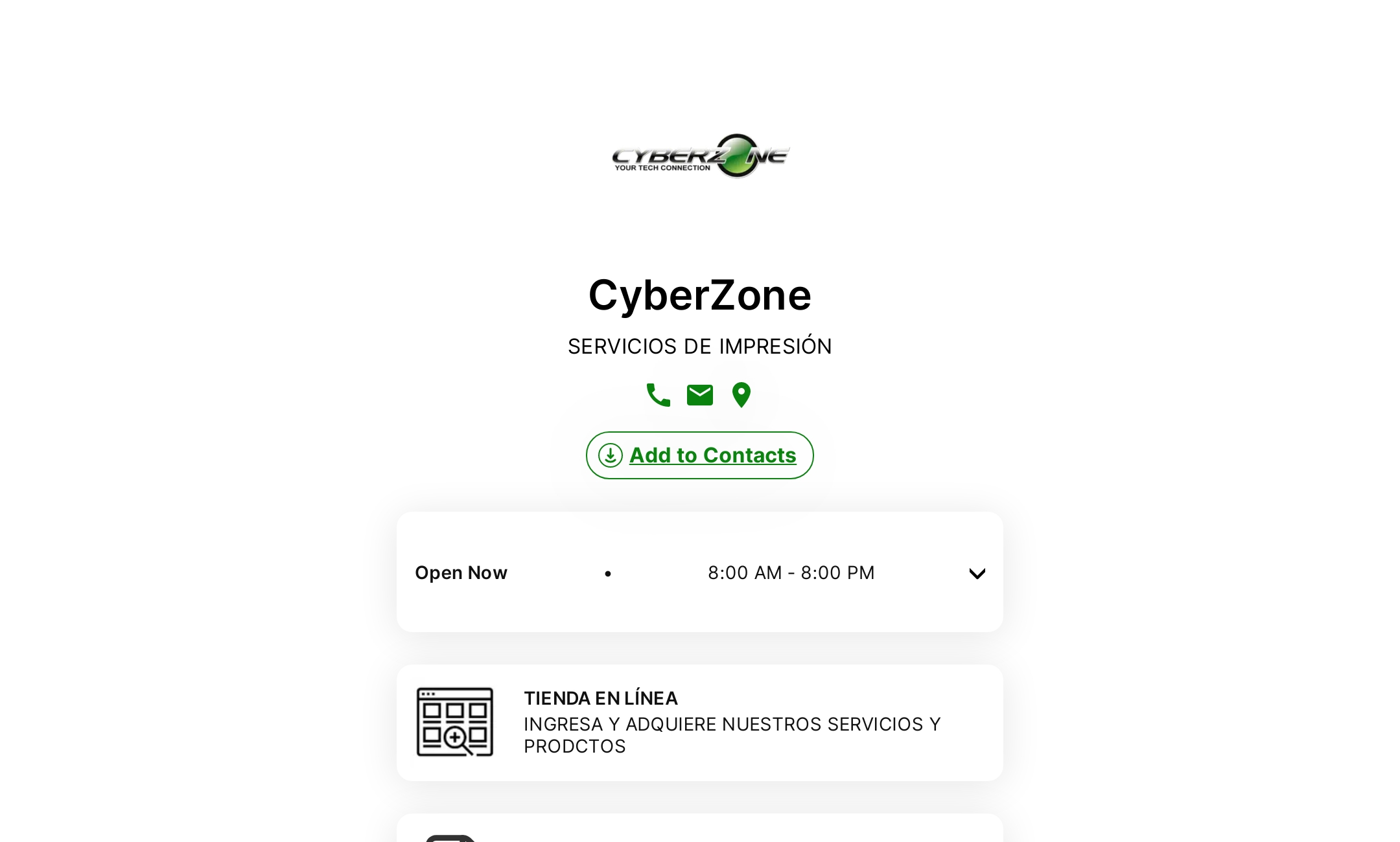 CyberZone's Flowpage