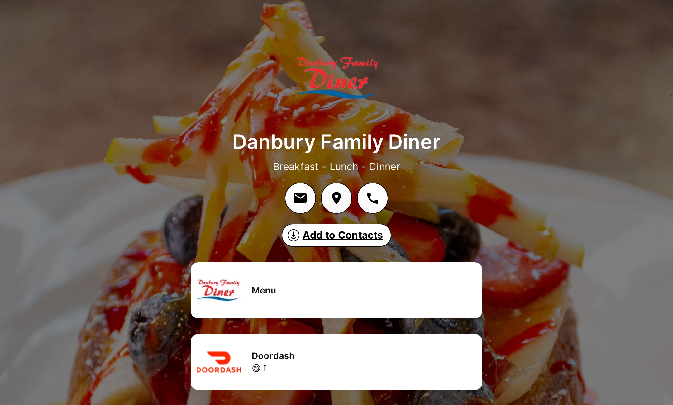 Danbury Family Diner's Flowpage