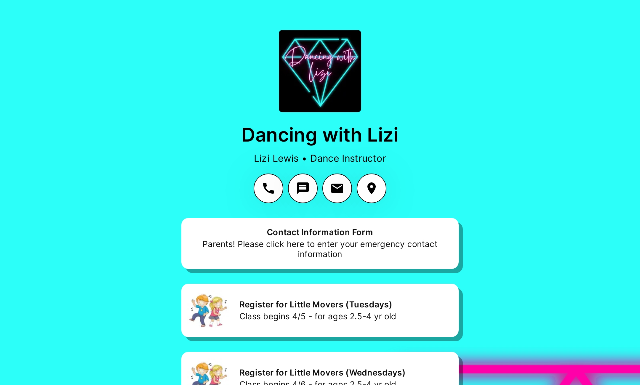 Dancing with Lizi's Flowpage