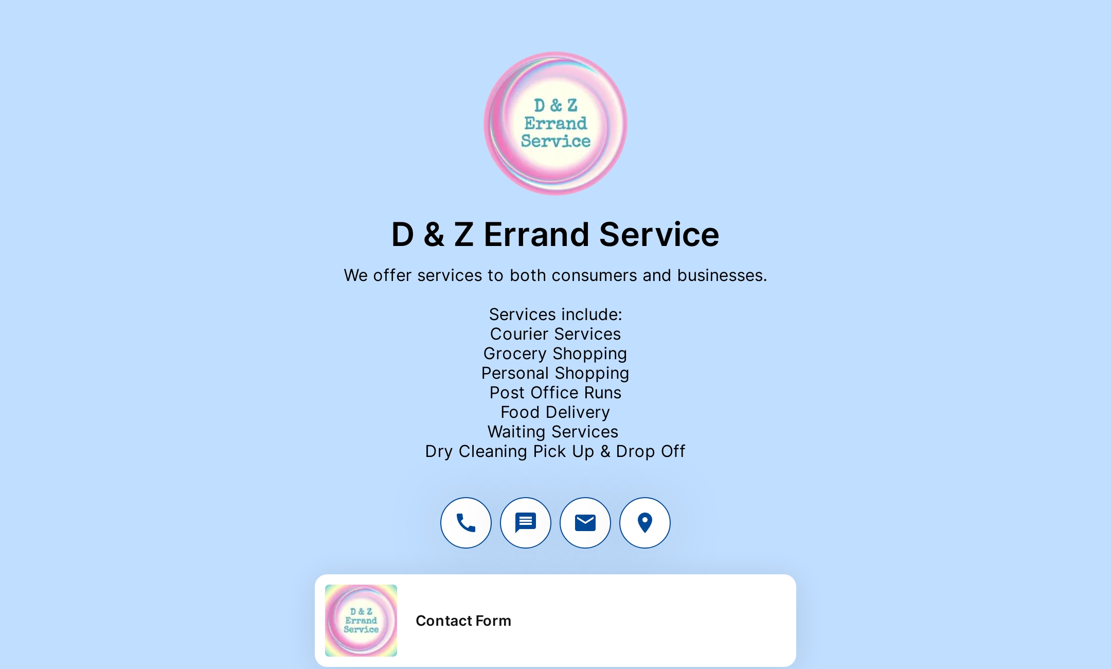 D & Z Errand Service's Flowpage