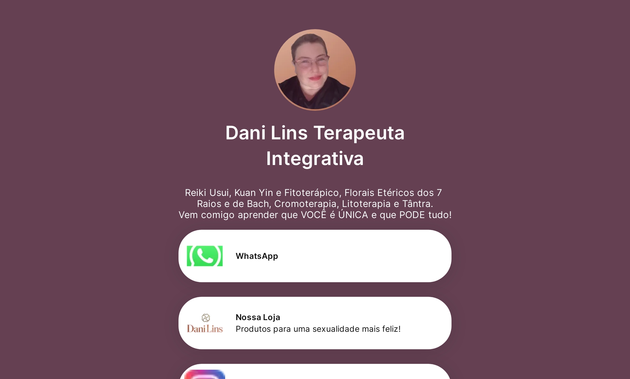 Dani Lins Terapeuta Integrativa's Flowpage