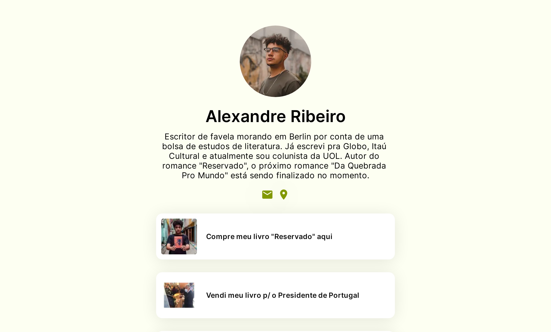 Alexandre Ribeiro's Flowpage