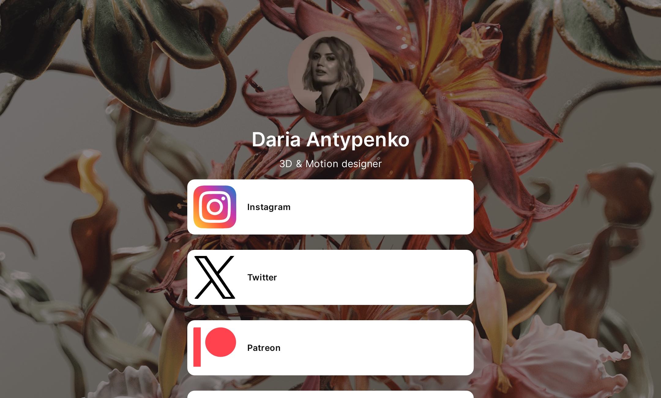 Daria Antypenko's Flowpage