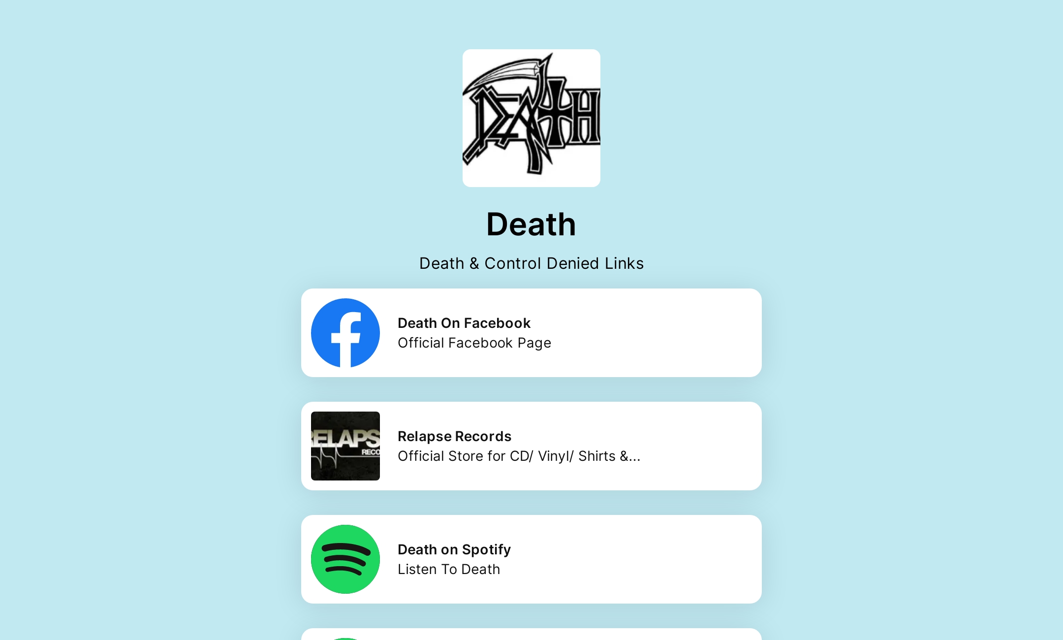 Death's Flowpage