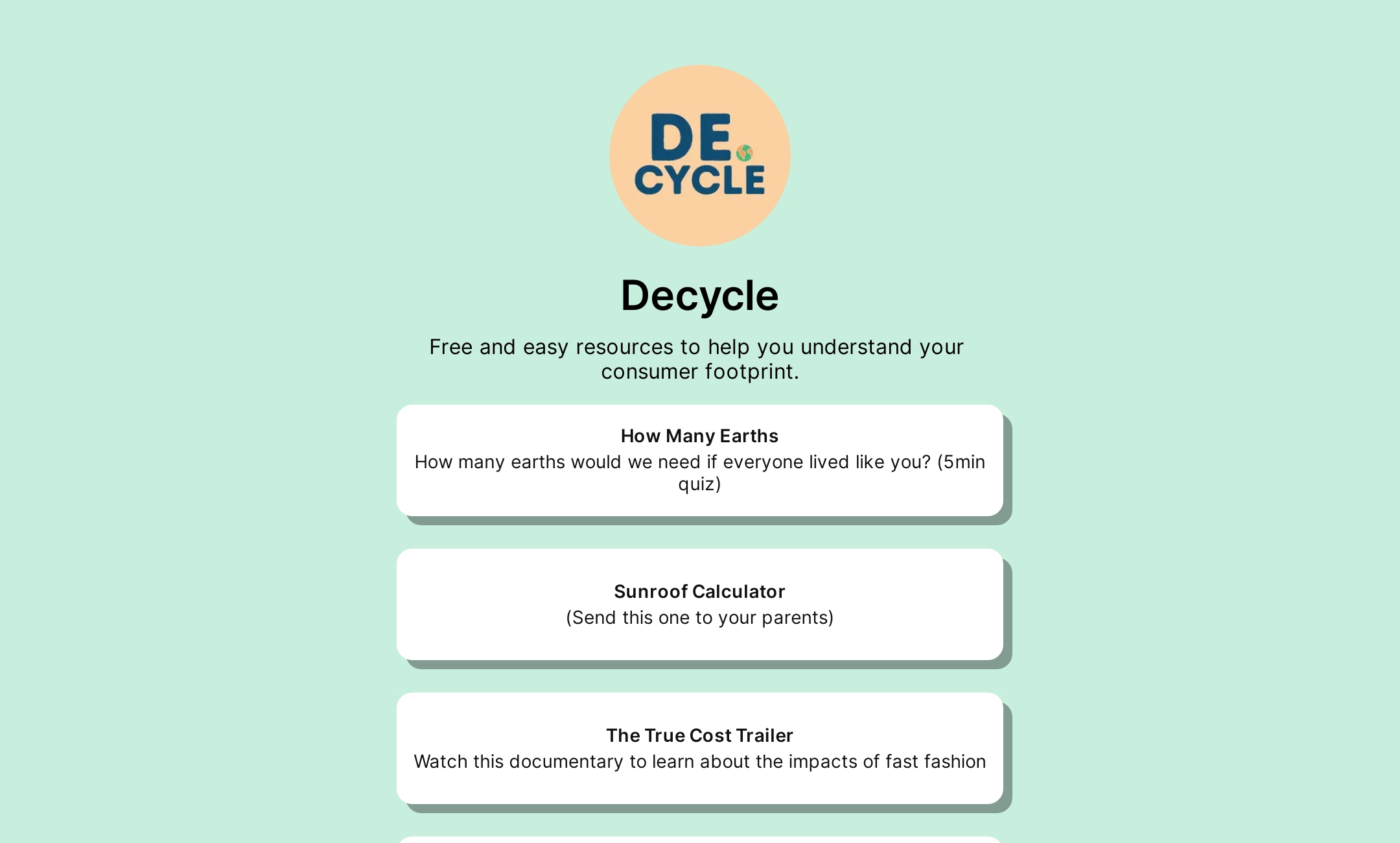 Decycle's Flowpage