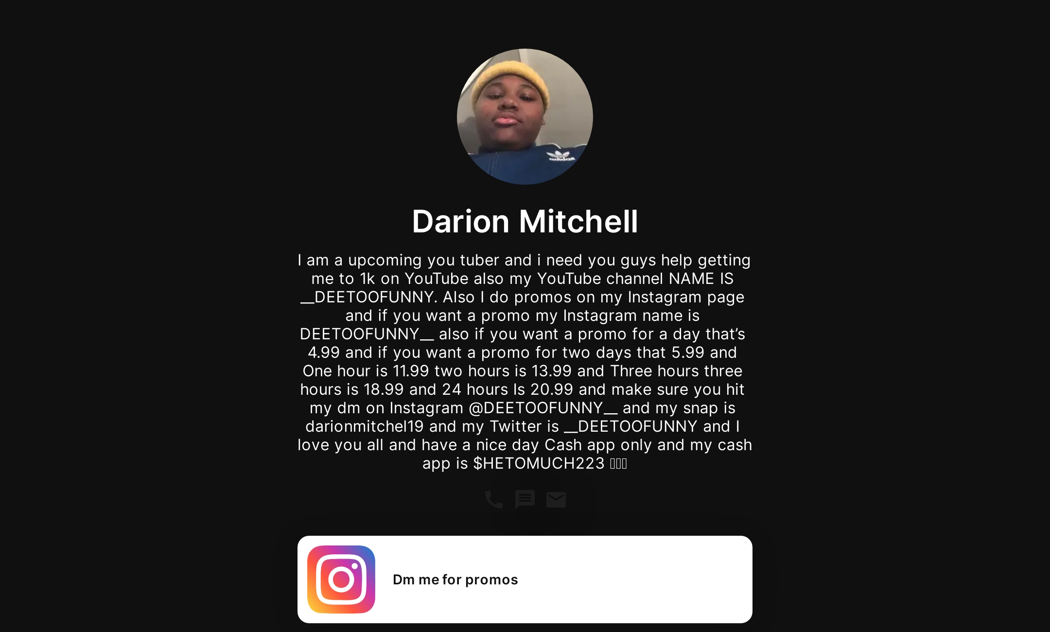 Darion Mitchell 's Flowpage