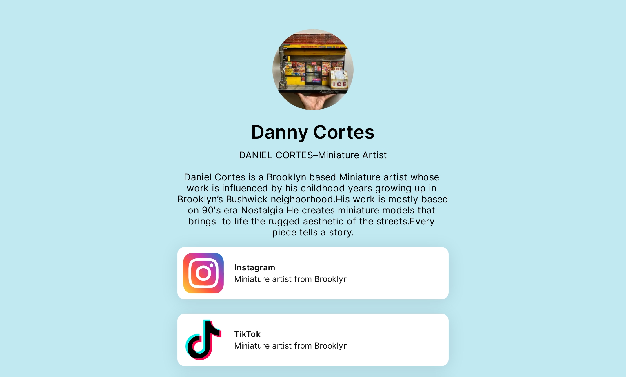 Danny Cortes' Flowpage