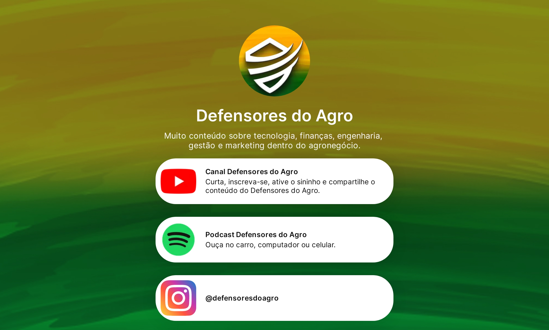 Defensores do Agro's Flowpage