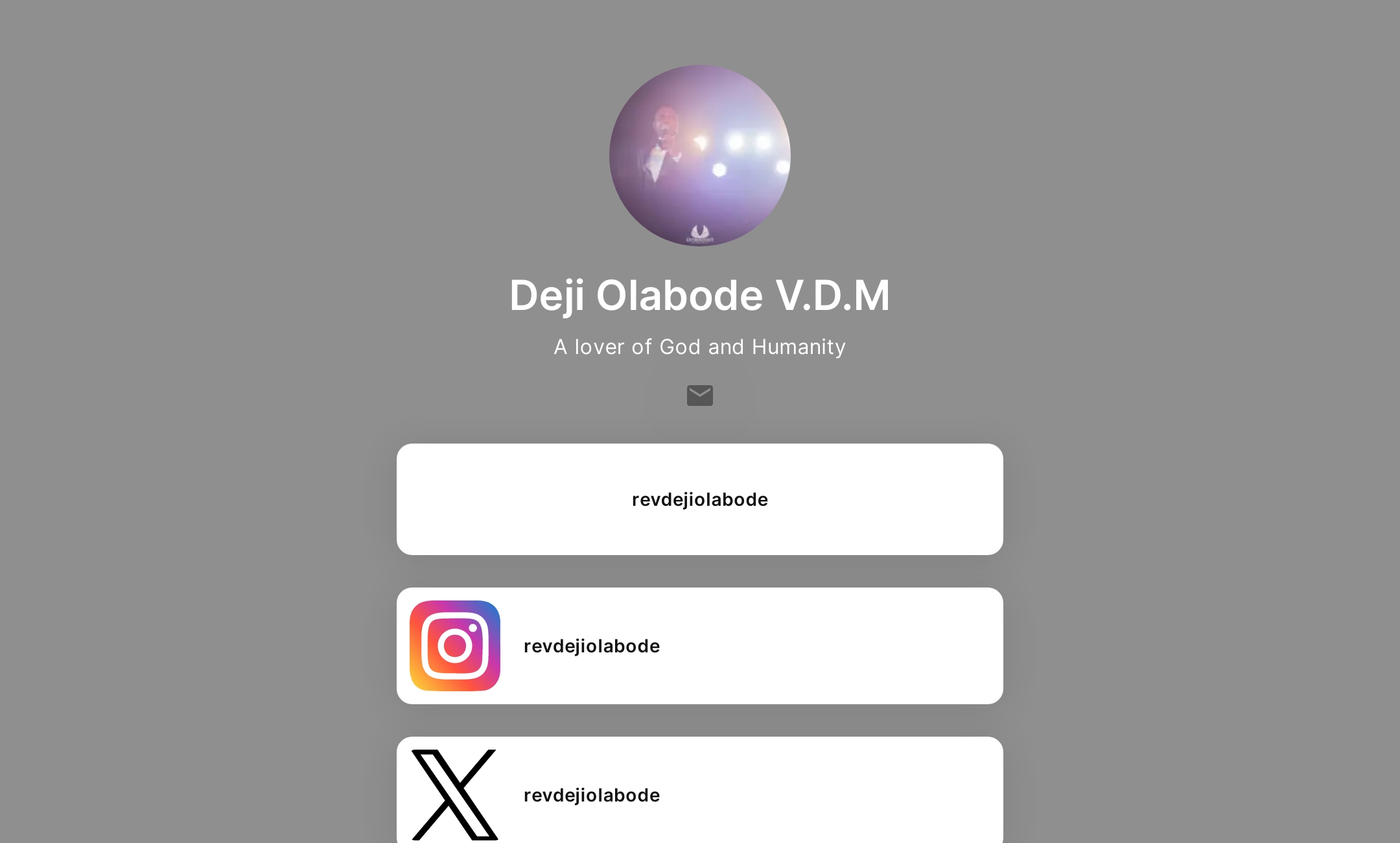 Deji Olabode V.D.M's Flowpage