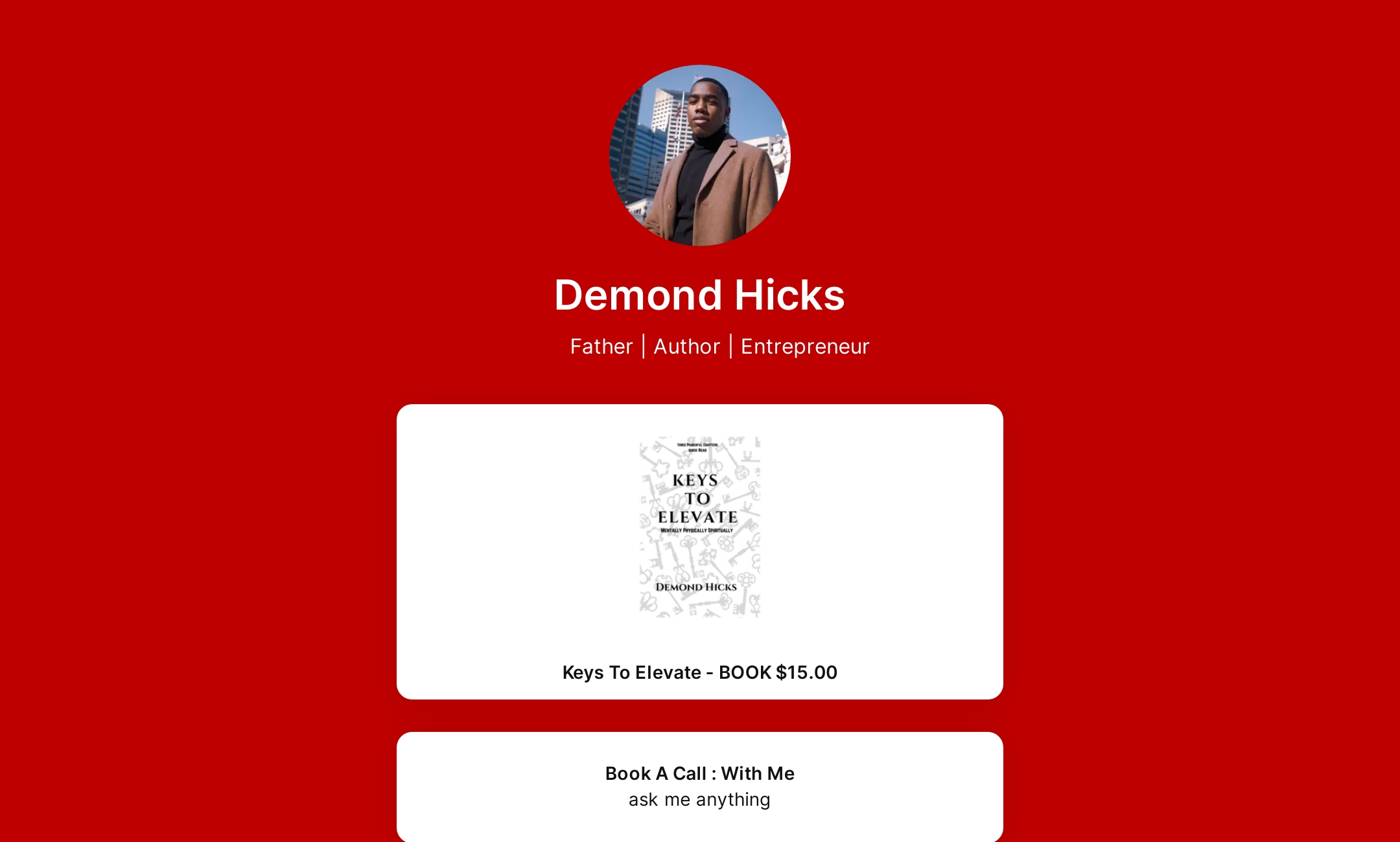 Demond Hicks' Flowpage