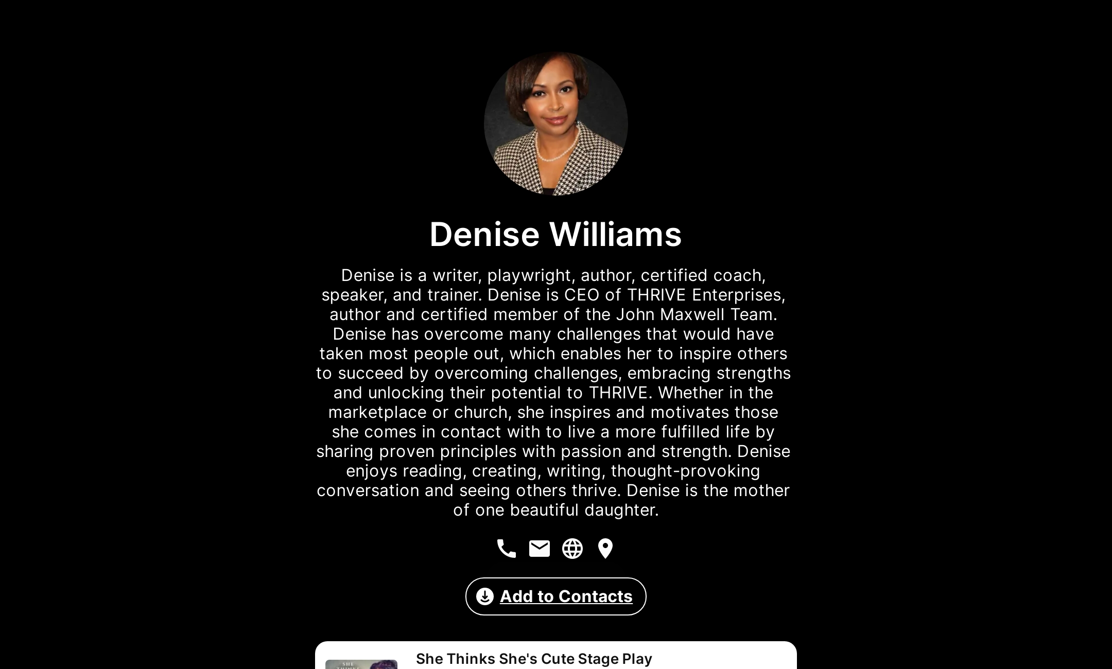 Denise Williams' Flowpage