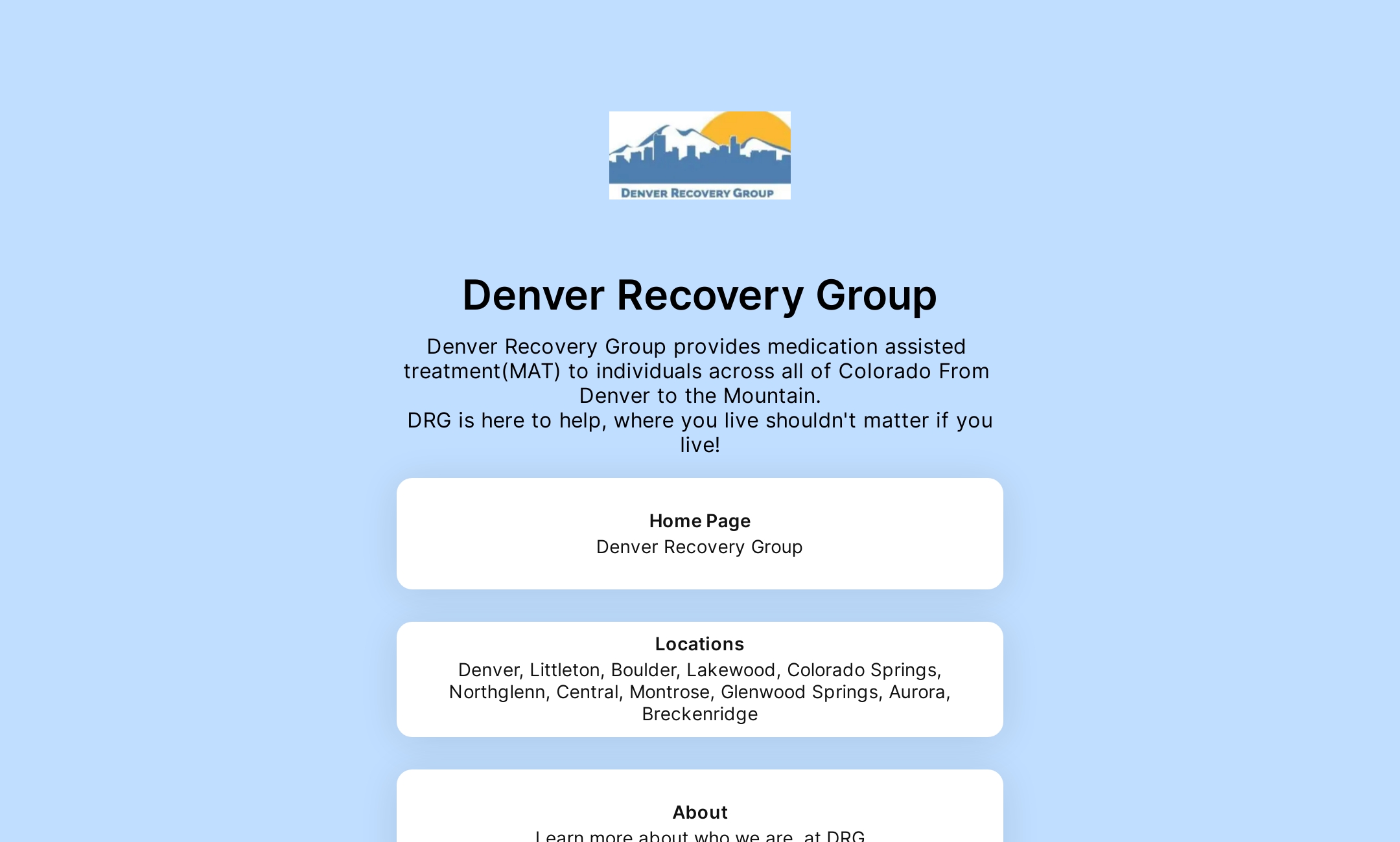 Denver Recovery Group's Flowpage