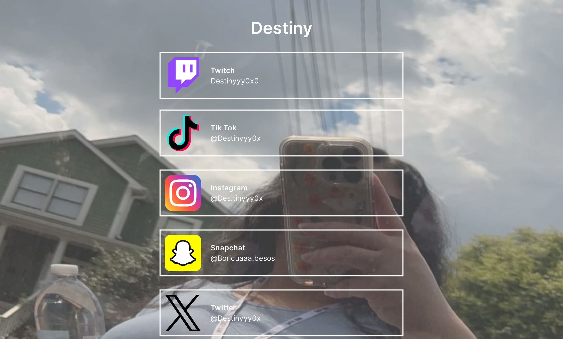 Destiny's Flowpage