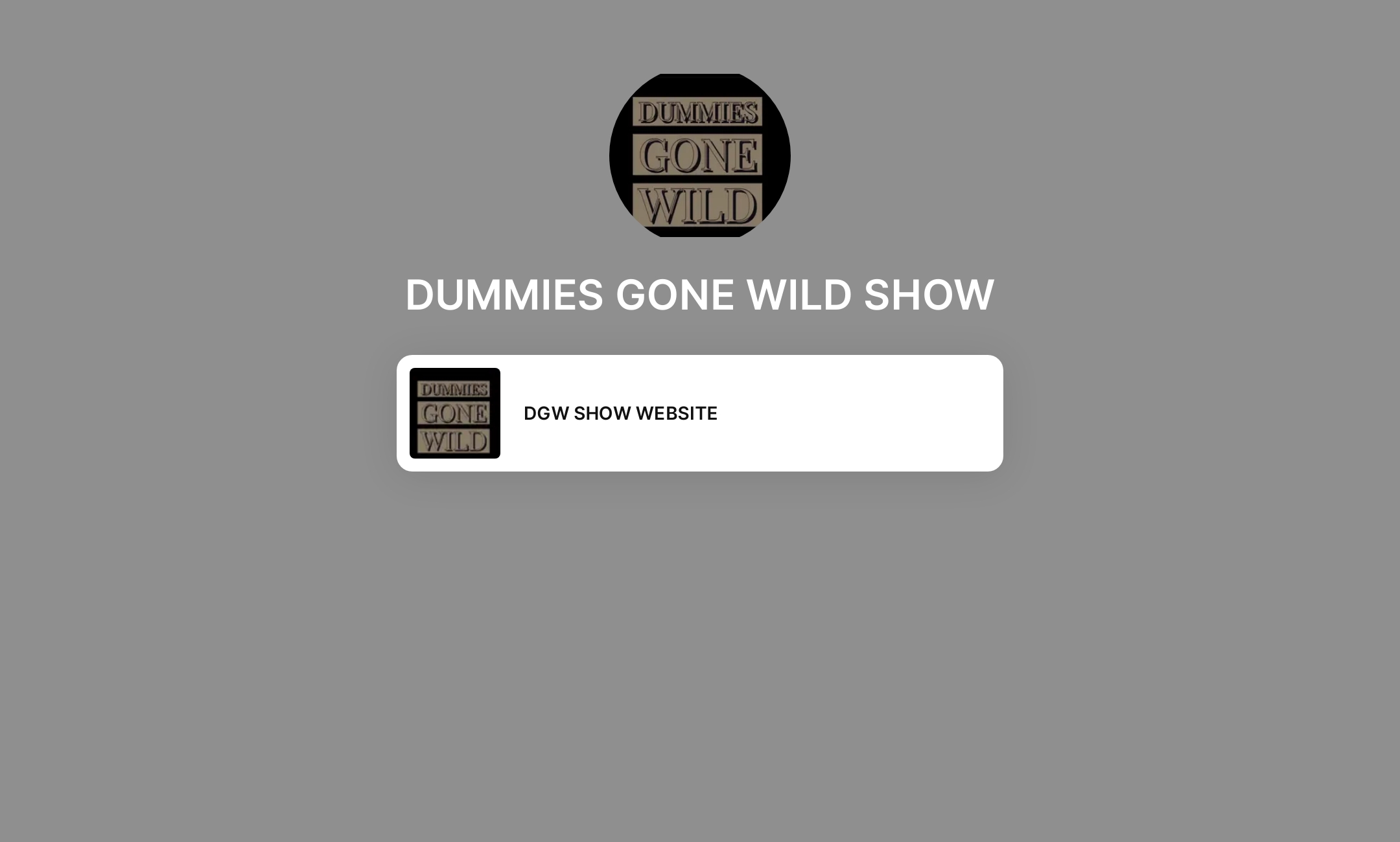 DUMMIES GONE WILD SHOW's Flowpage