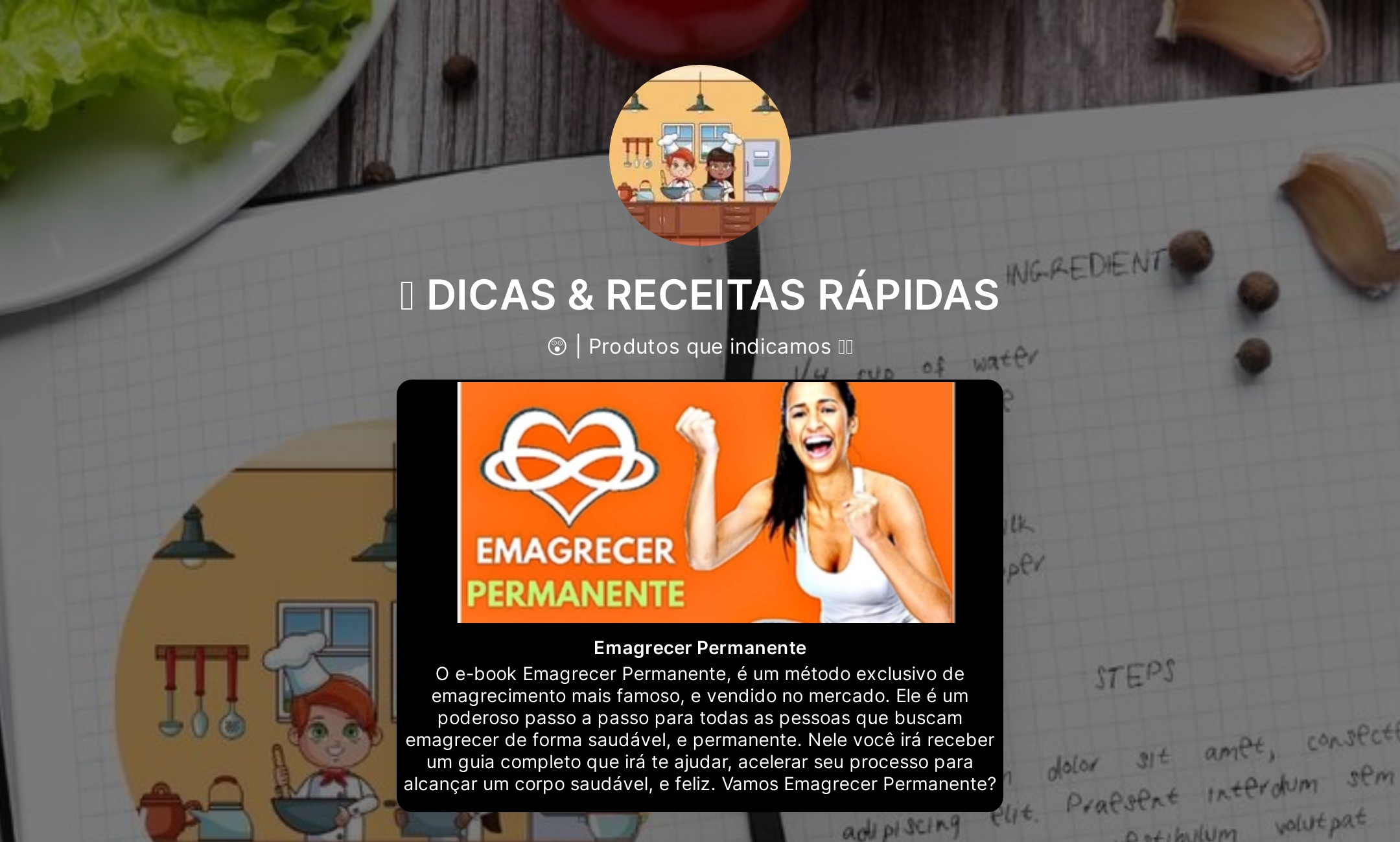 🍜 DICAS & RECEITAS RÁPIDAS's Flowpage