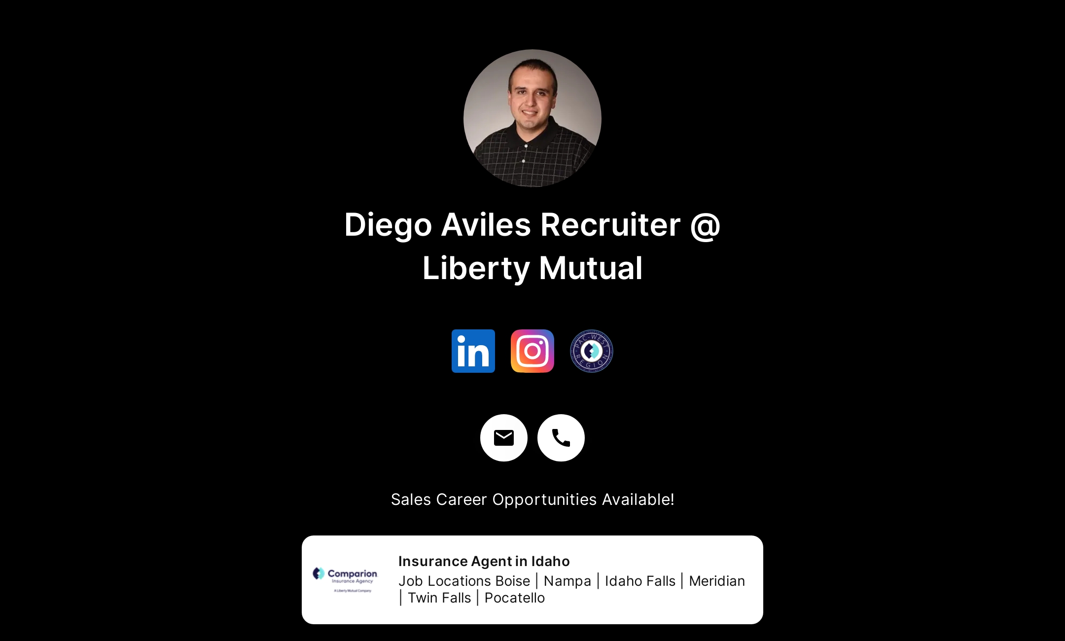 Diego Aviles Recruiter @ Liberty Mutual's Flowpage
