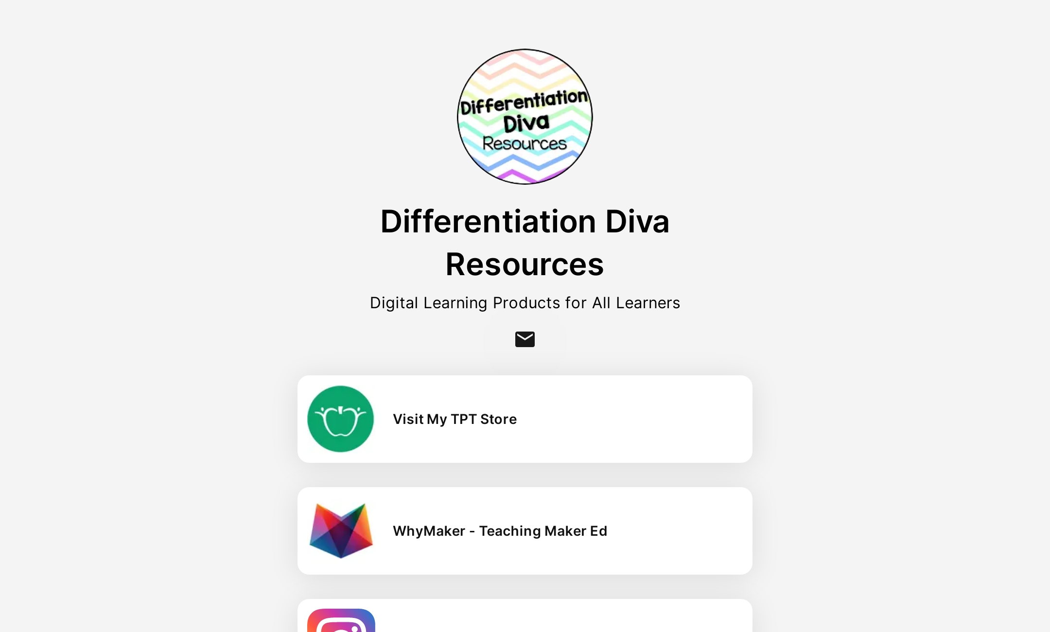 Differentiation Diva Resources' Flowpage