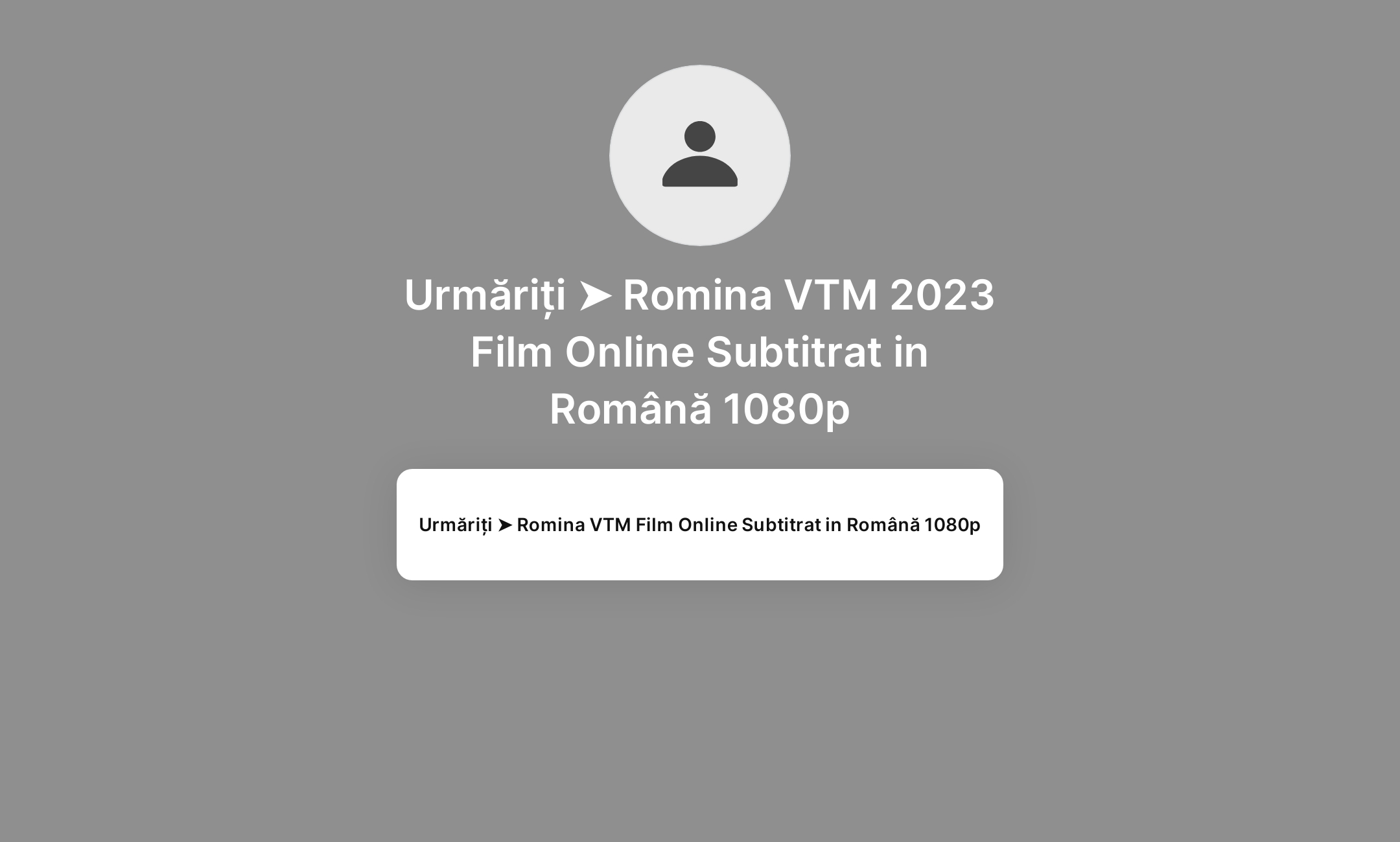 Urmăriți Romina VTM 2023 Film Online Subtitrat in Română 1080p's Flowpage