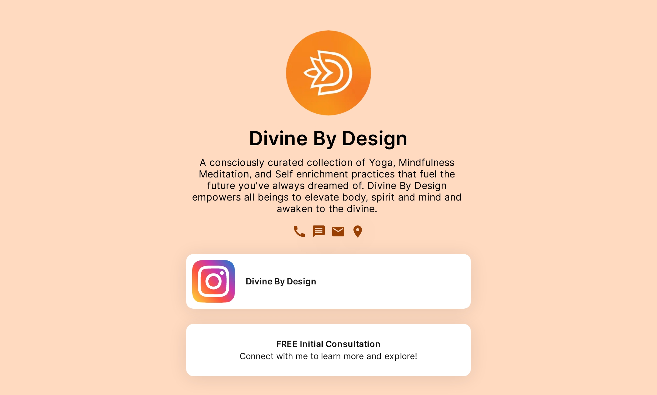 Divine By Design's Flowpage