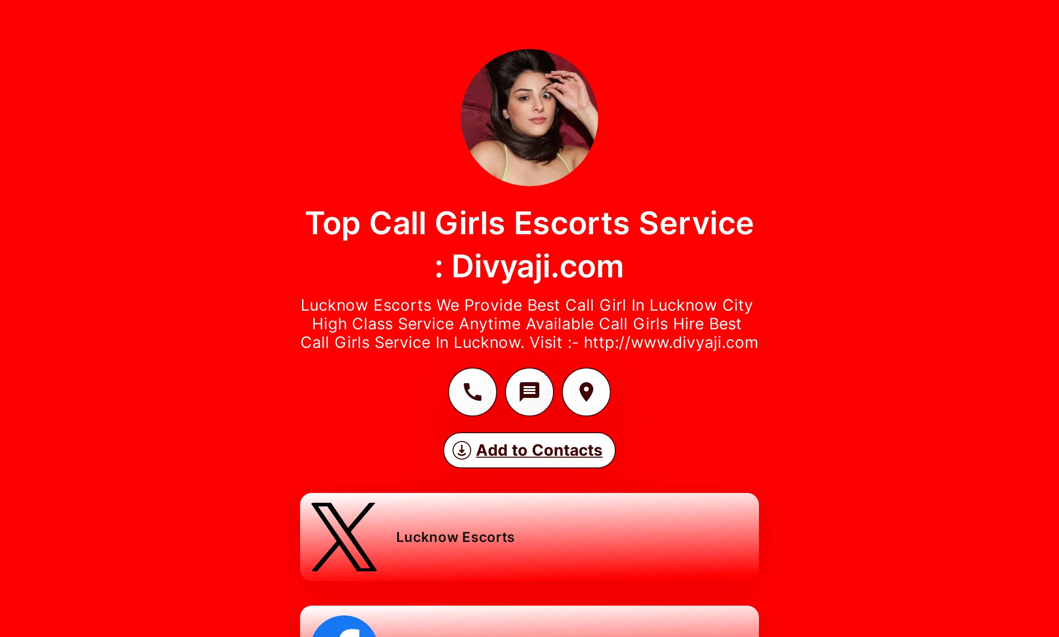 Top Call Girls Escorts Service : Divyaji.com's Flowpage