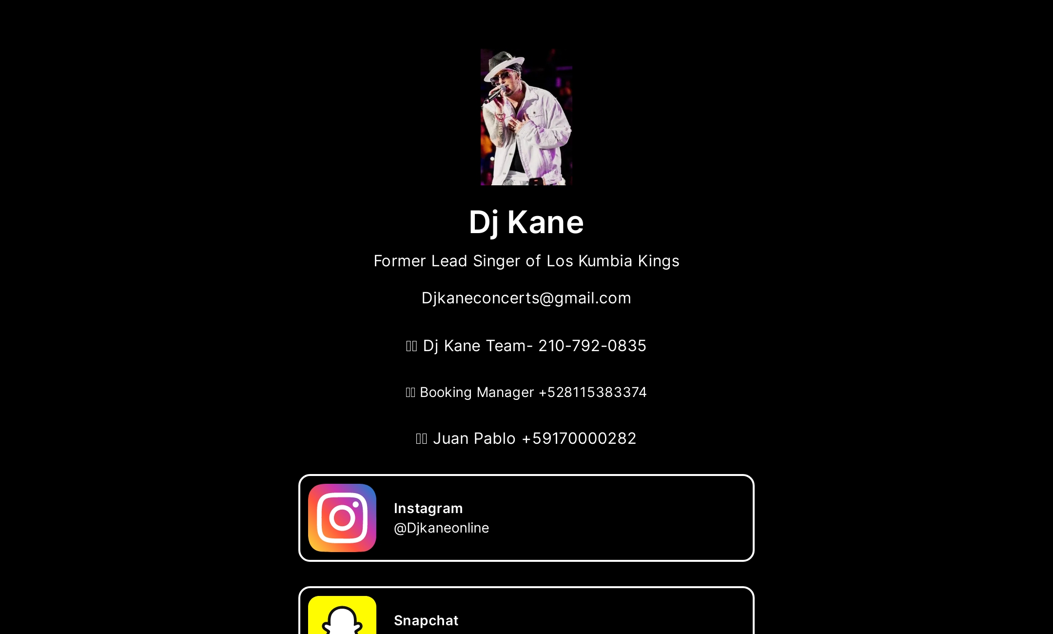 Dj Kane's Flowpage