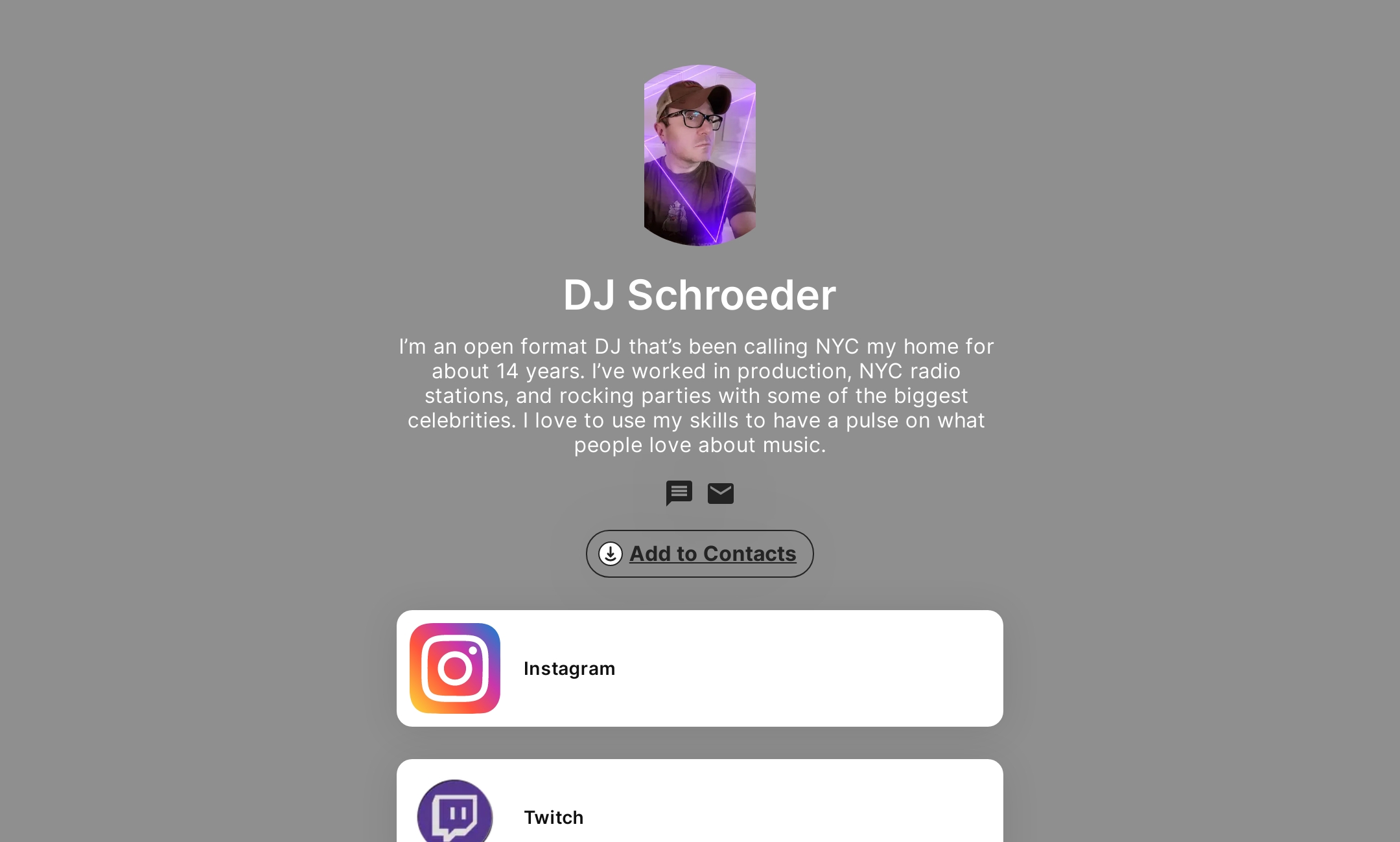 DJ Schroeder's Flowpage