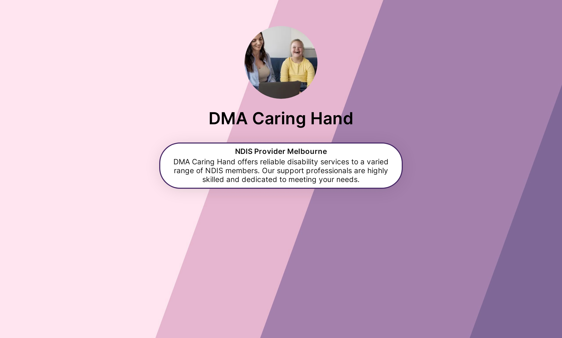 DMA Caring Hand's Flowpage