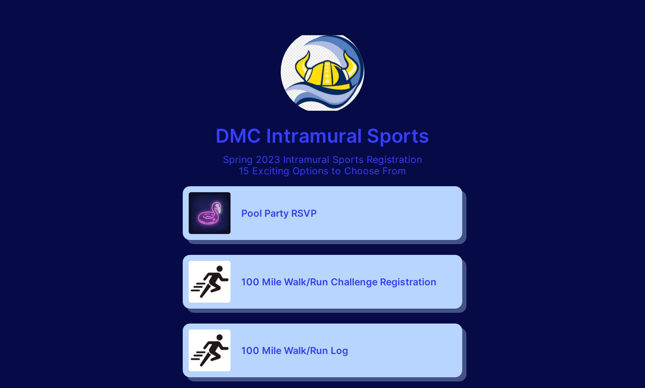 DMC Intramural Sports' Flowpage