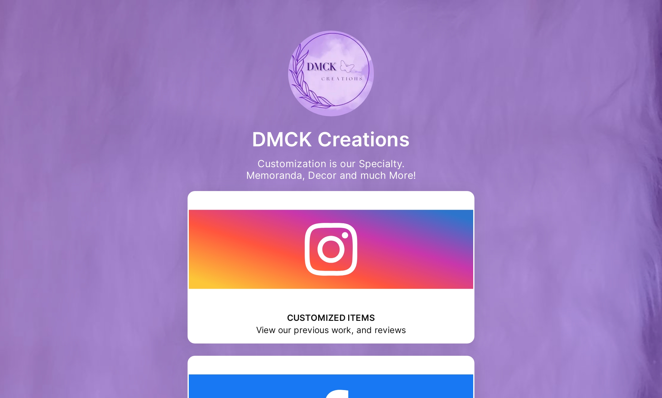 DMCK Creations 's Flowpage