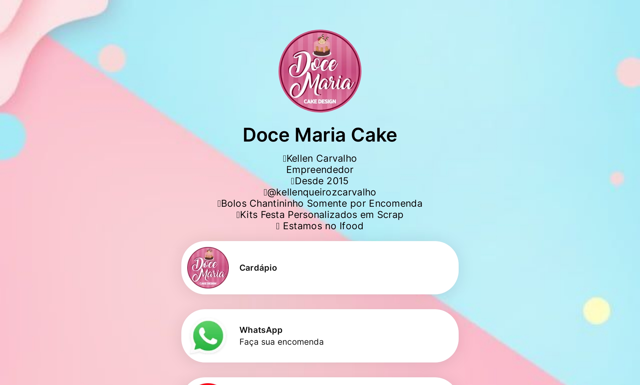 Doce Maria Cake's Flowpage