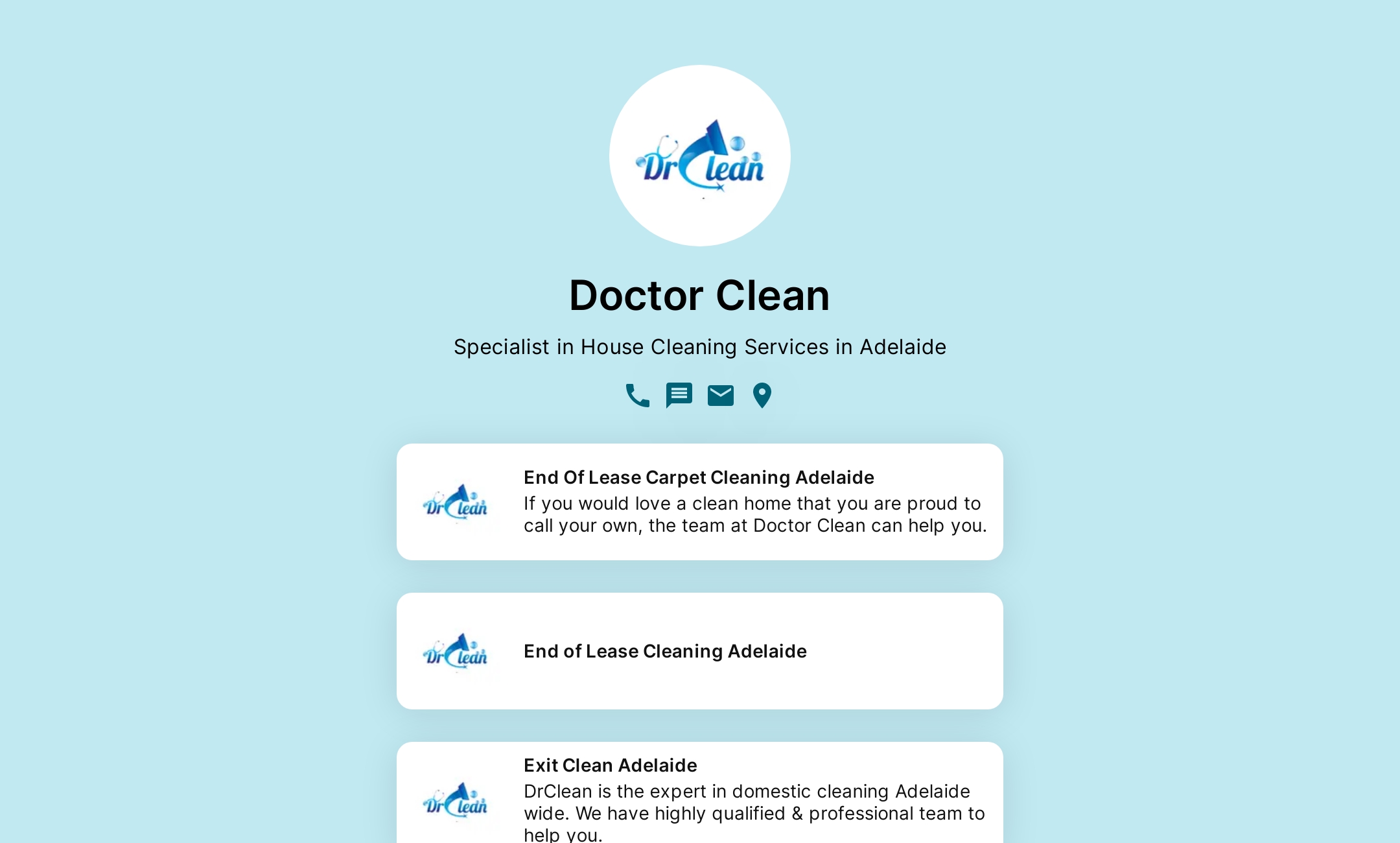 Doctor Clean's Flowpage