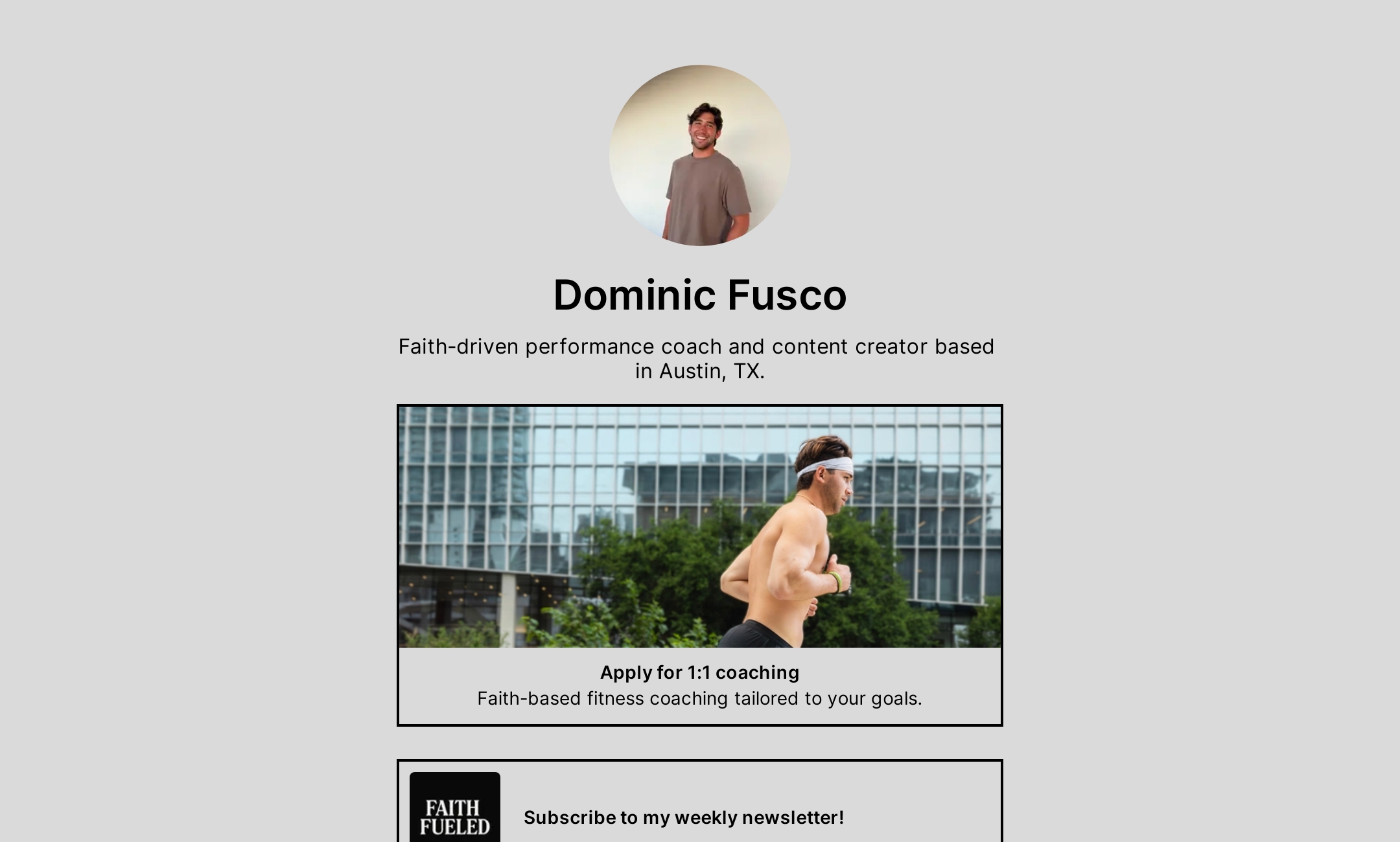 Dominic Fusco's Flowpage