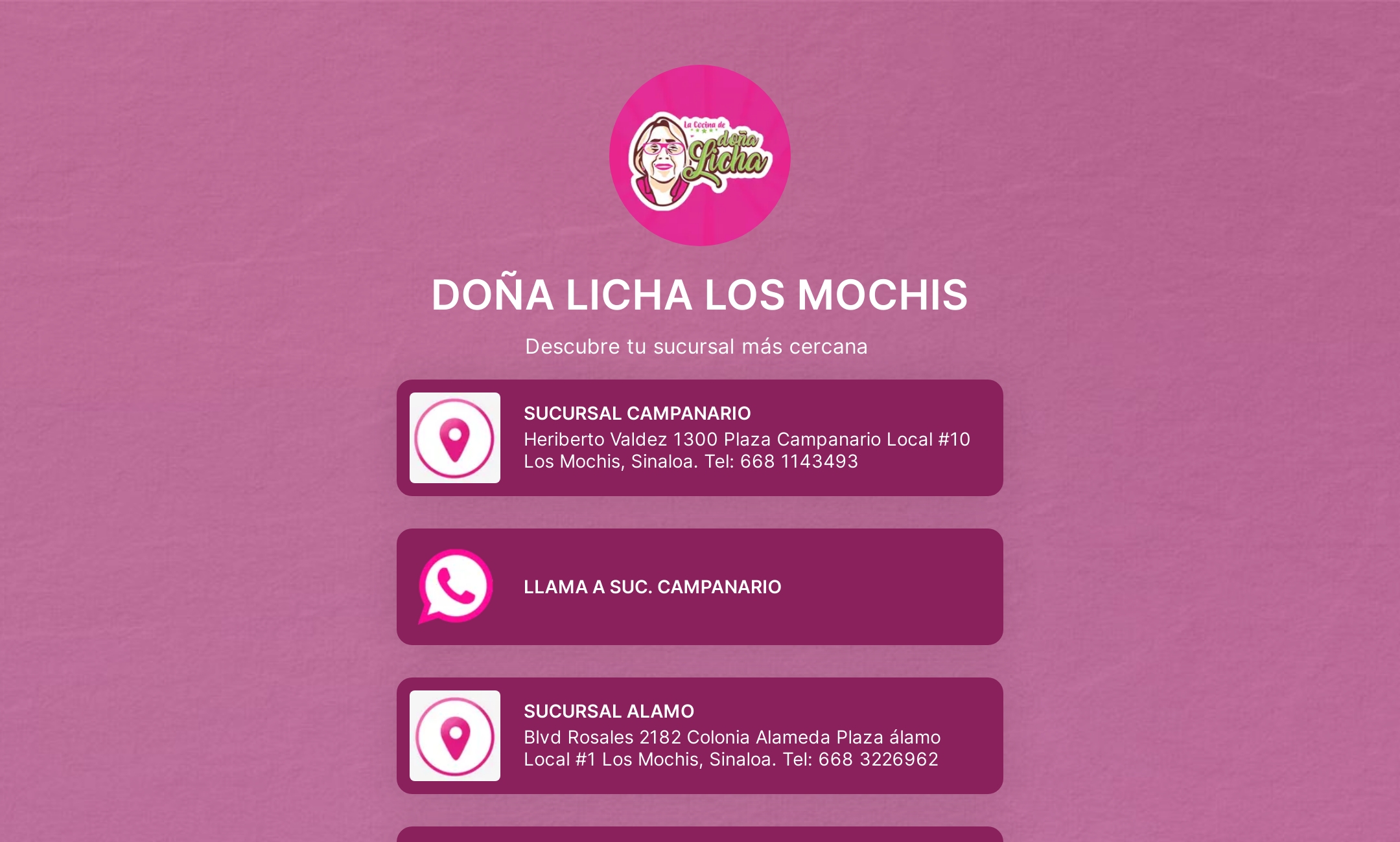 DOÑA LICHA LOS MOCHIS's Flowpage