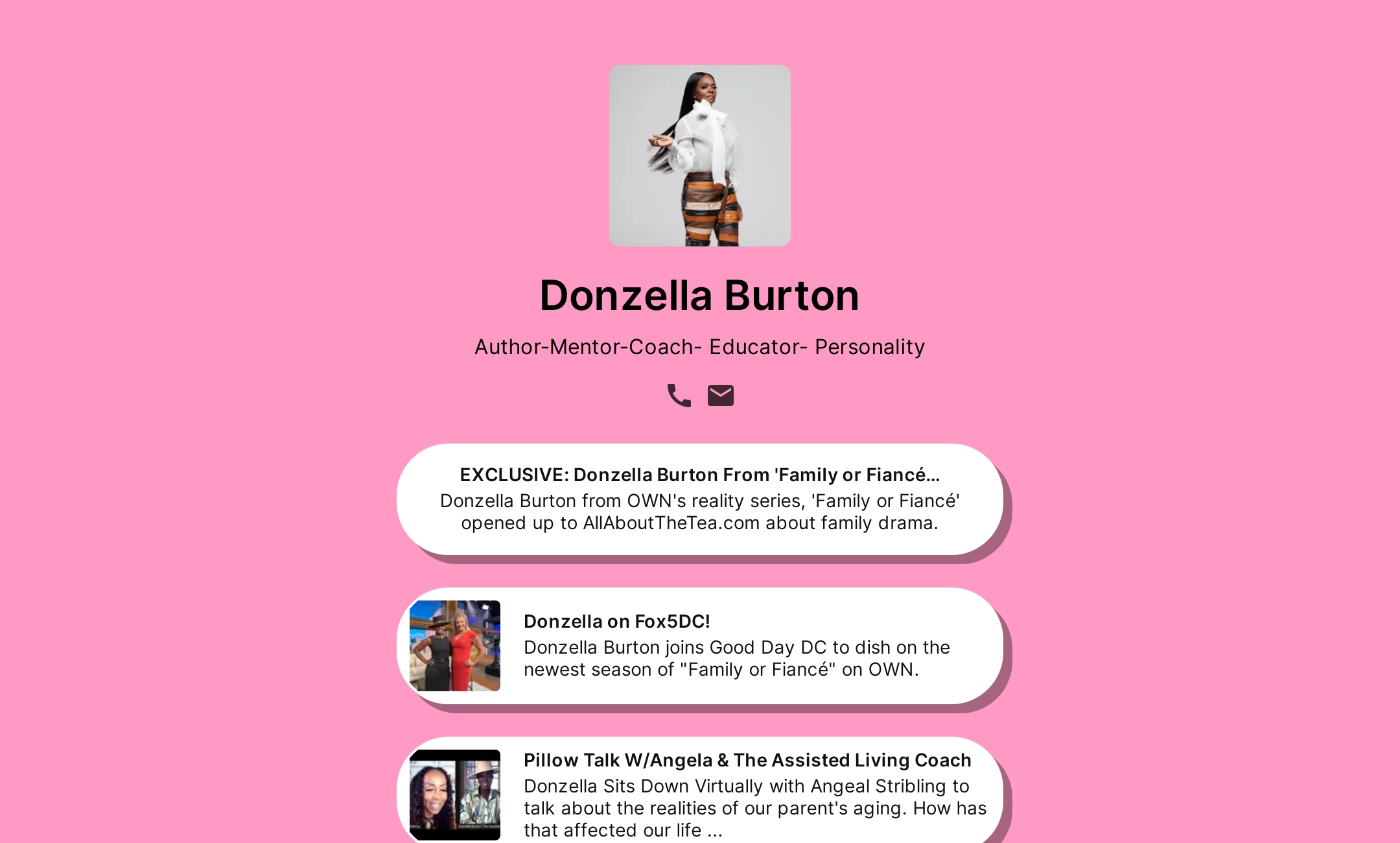 Donzella Burton's Flowpage