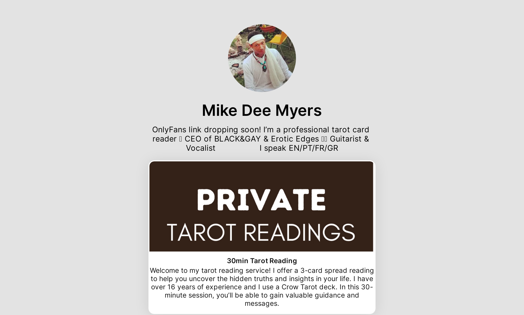 Mike Dee Myers' Flowpage