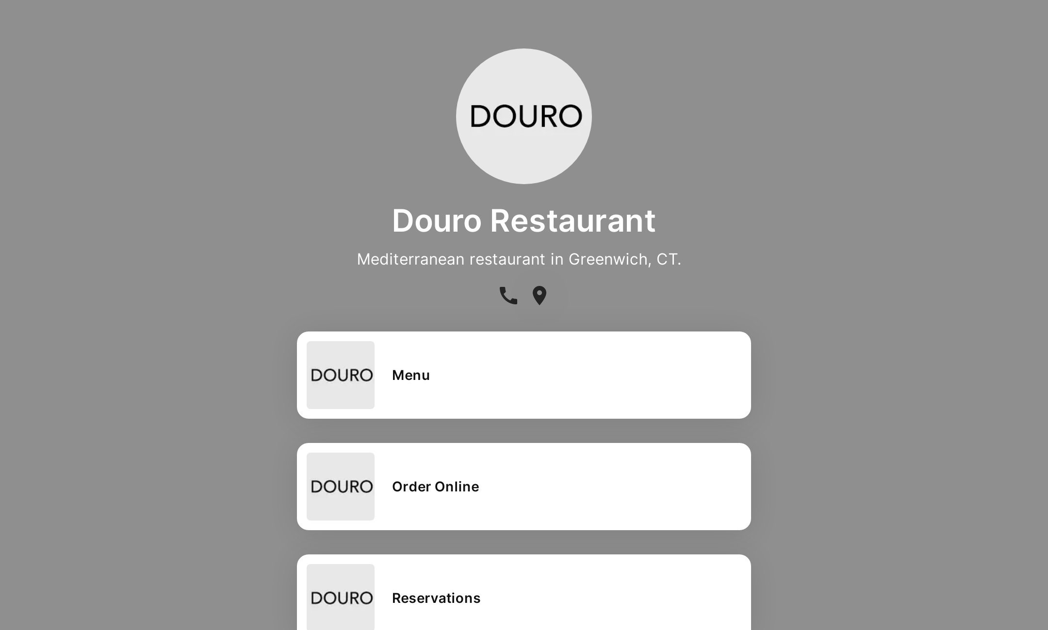 Douro Restaurant's Flowpage