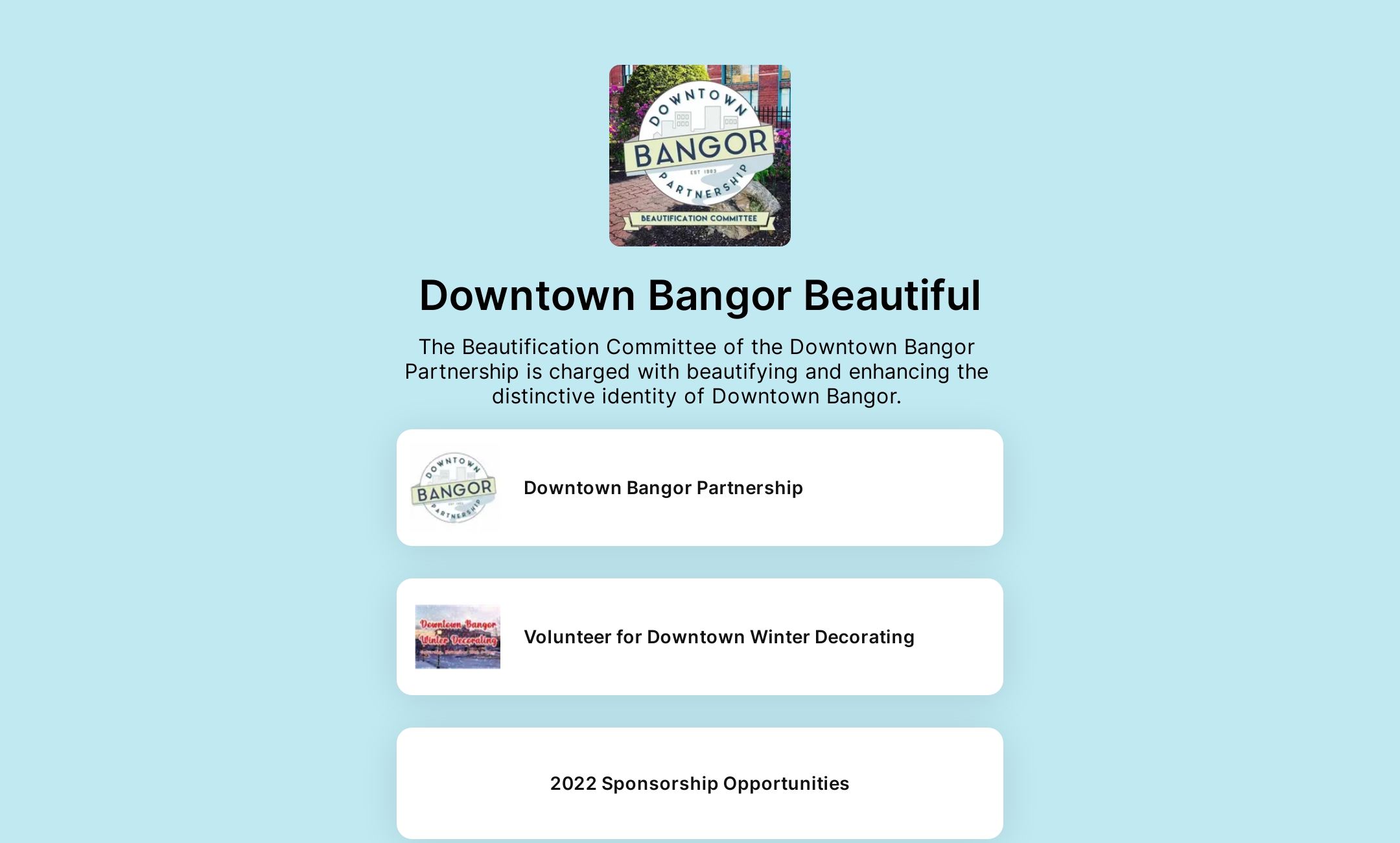 Downtown Bangor Beautiful's Flowpage