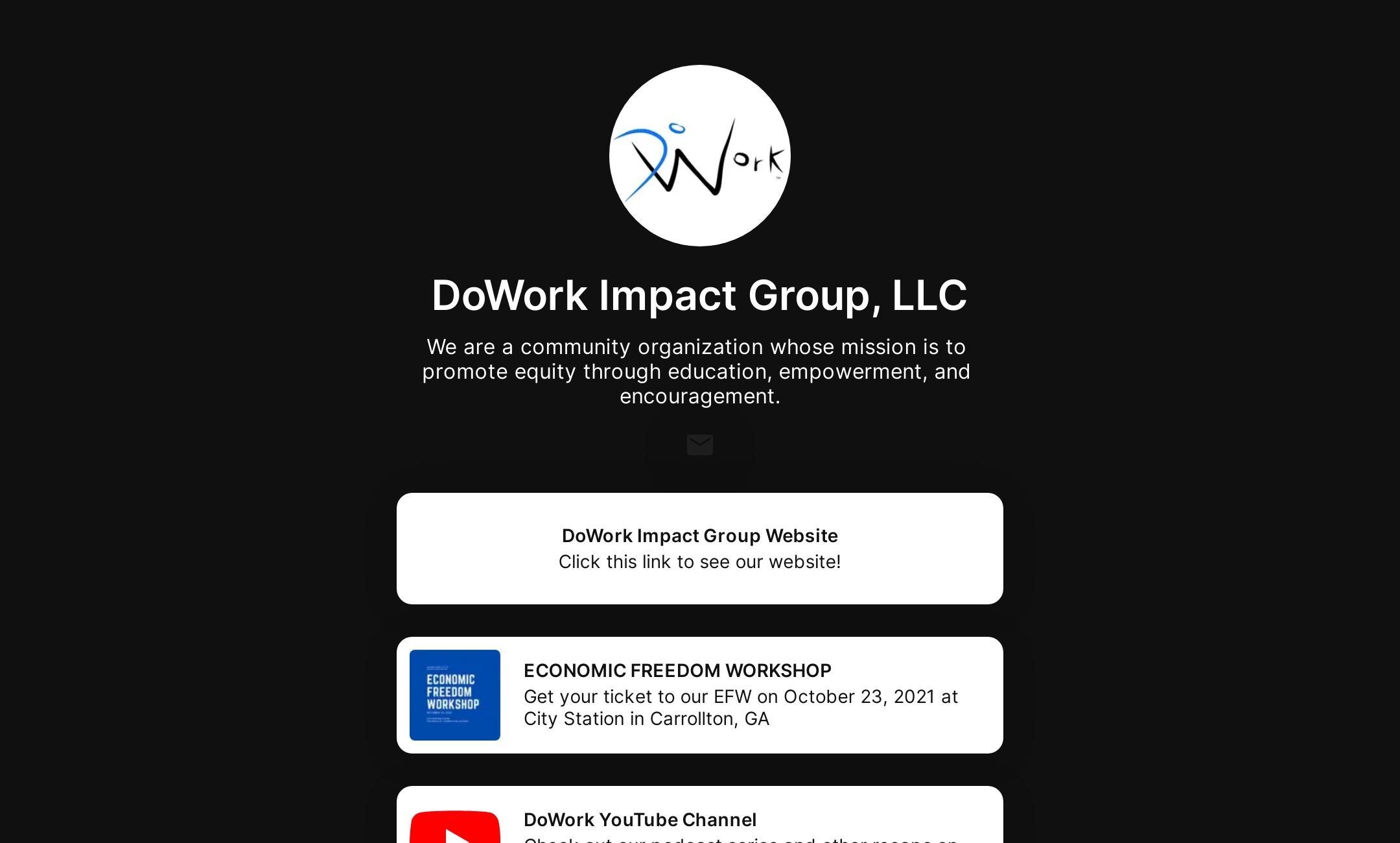 DoWork Impact Group, LLC's Flowpage
