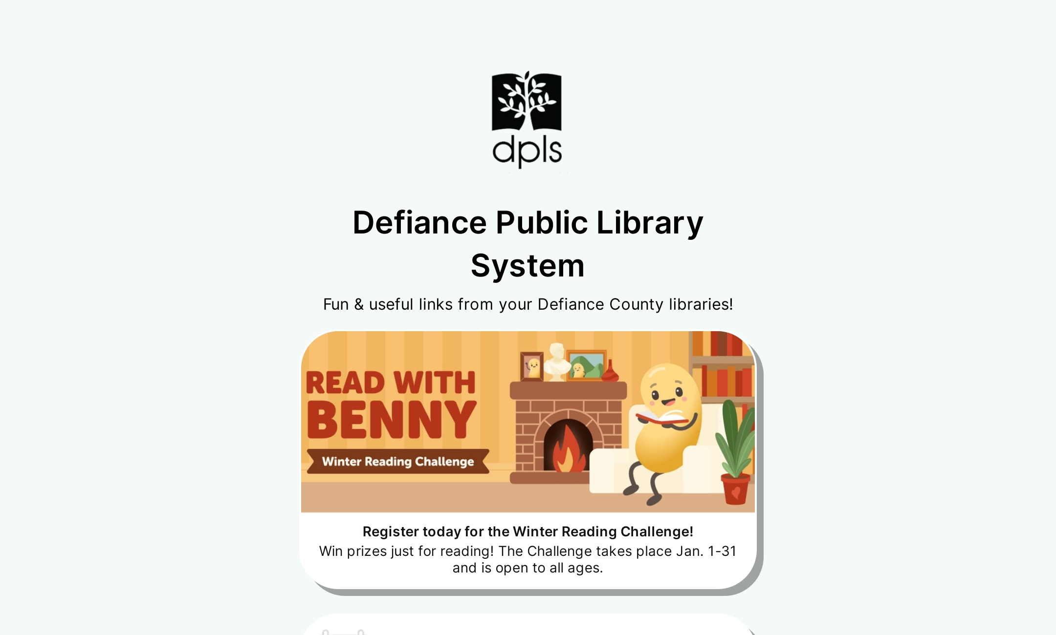 Defiance Public Library System's Flowpage