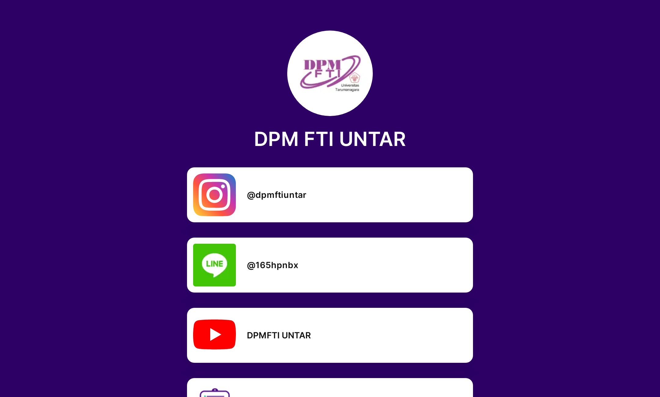 DPM FTI UNTAR's Flowpage