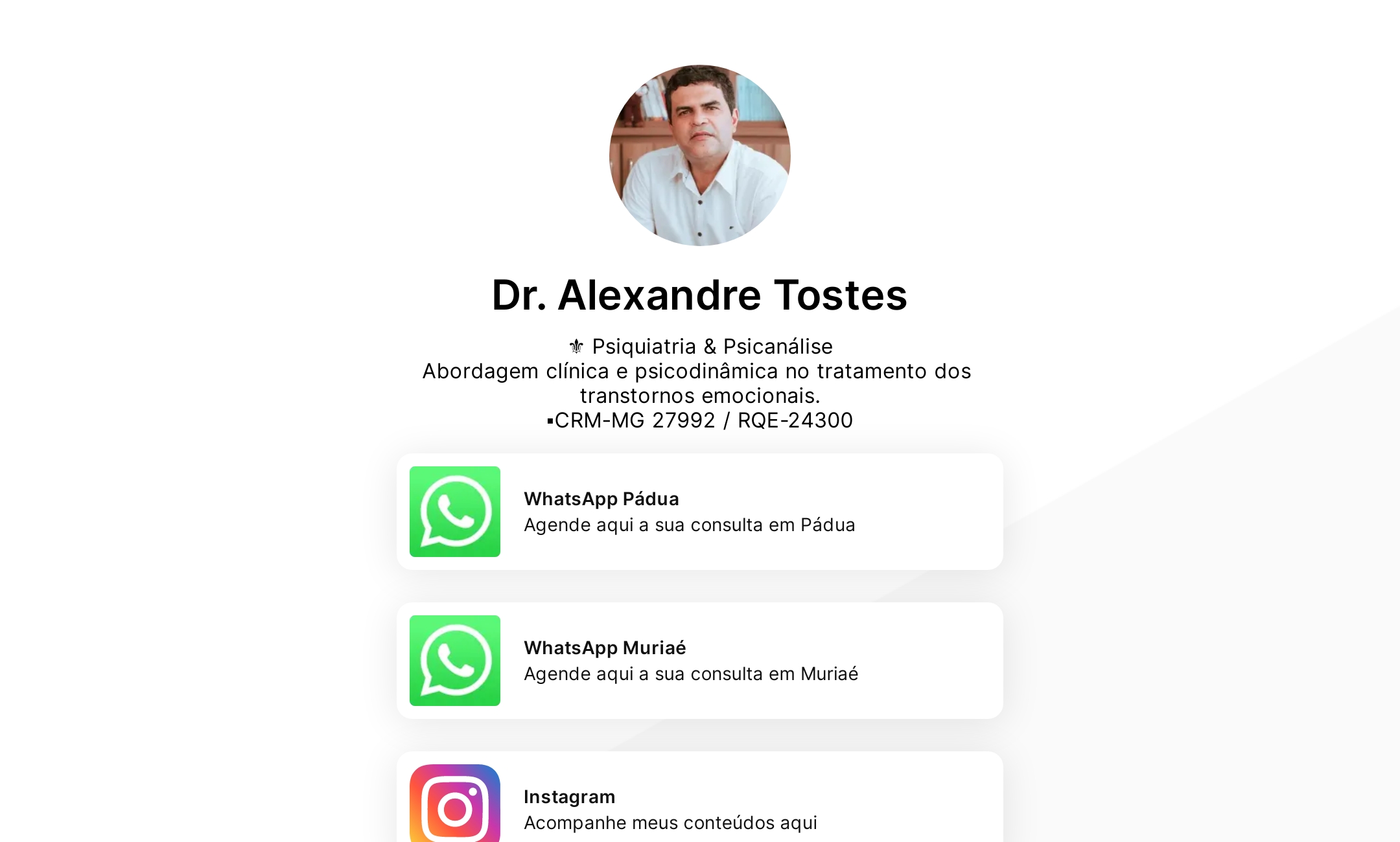 Dr. Alexandre Tostes' Flowpage