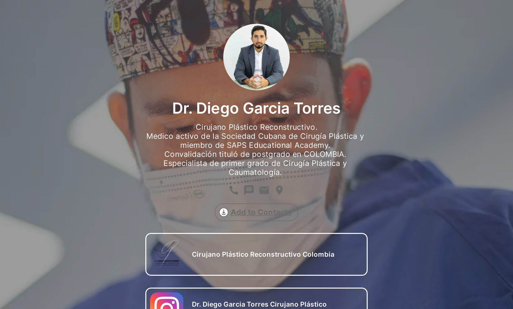 Dr. Diego Garcia Torres' Flowpage
