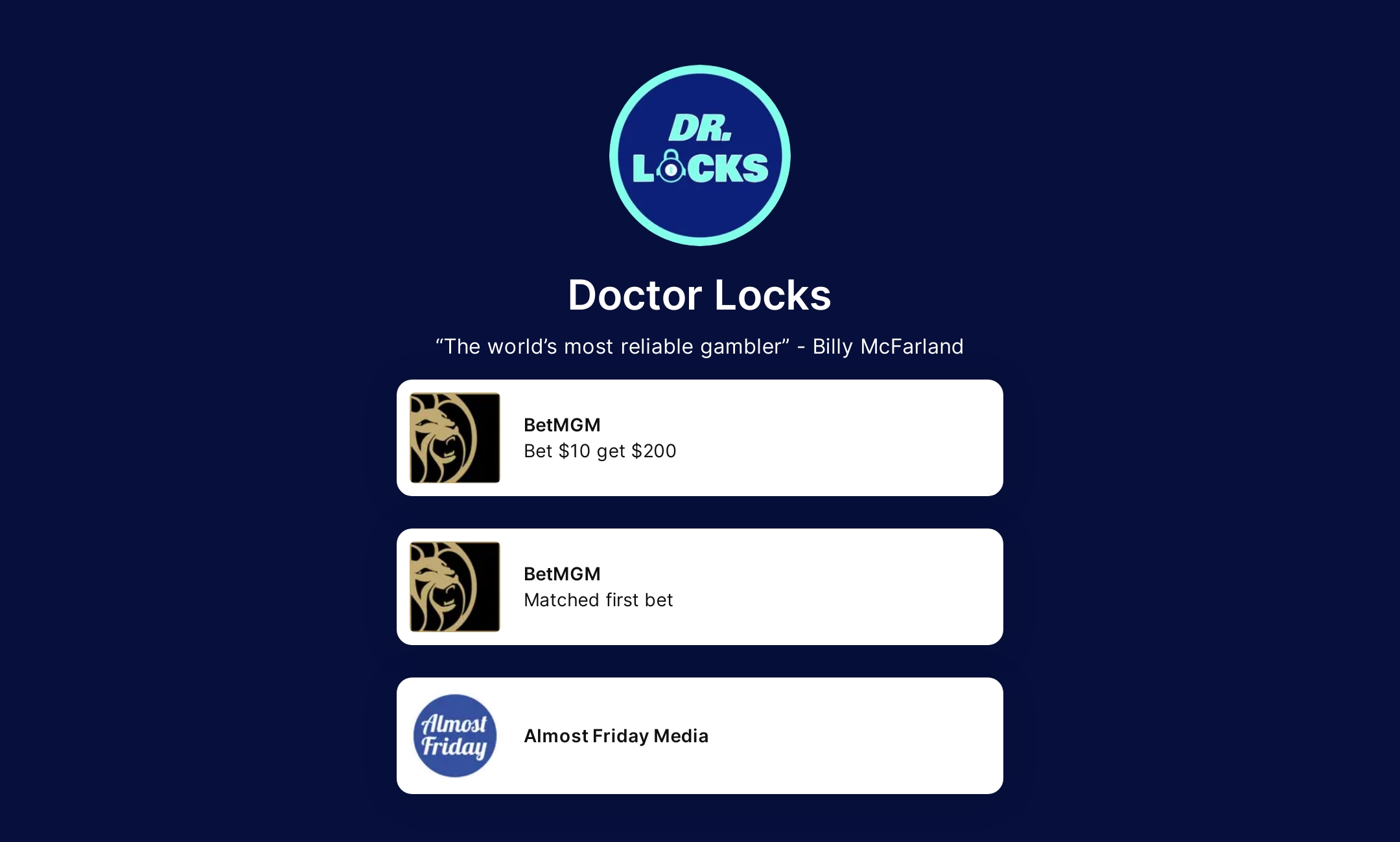 Doctor Locks' Flowpage