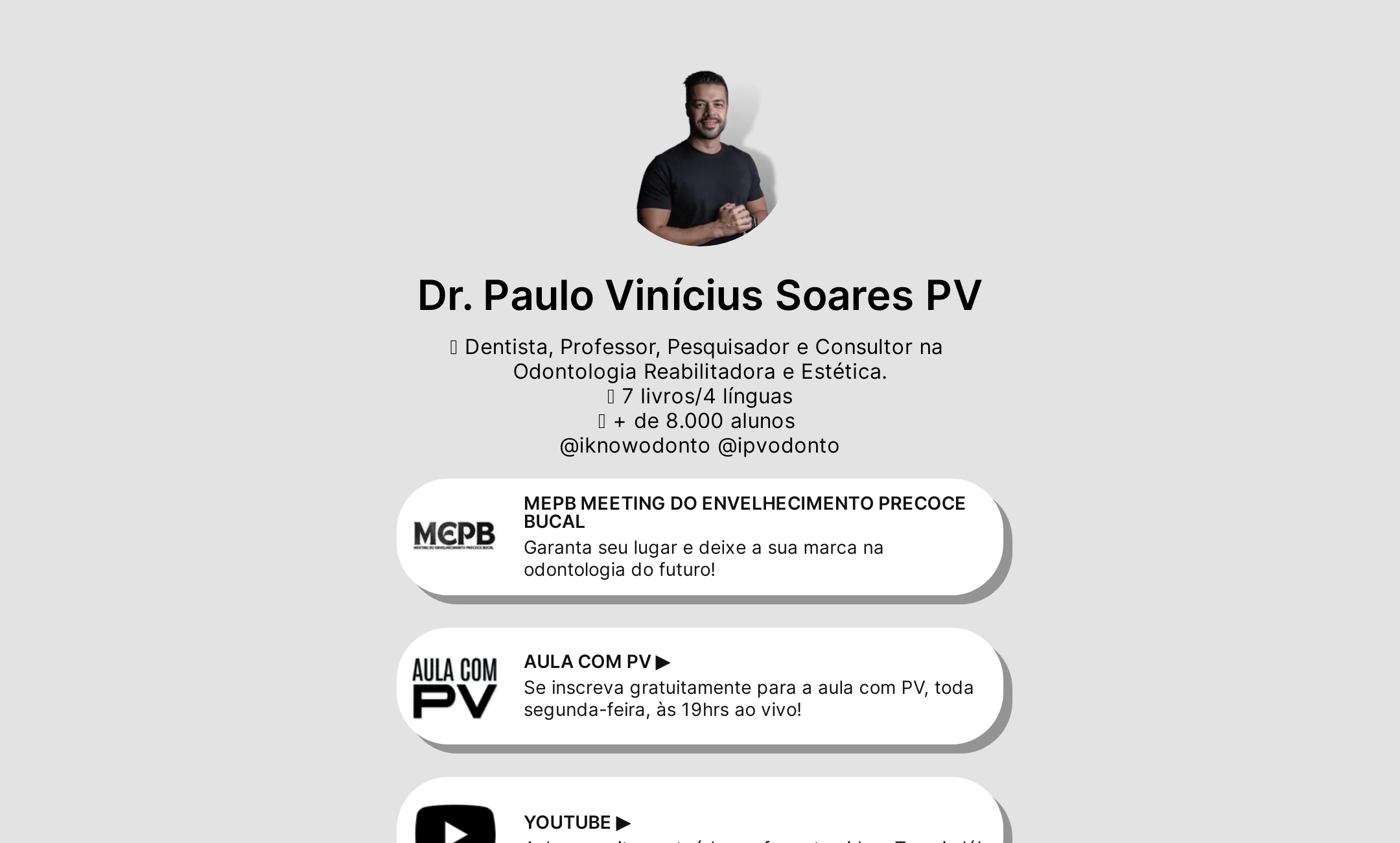 Dr. Paulo Vinícius Soares PV's Flowpage