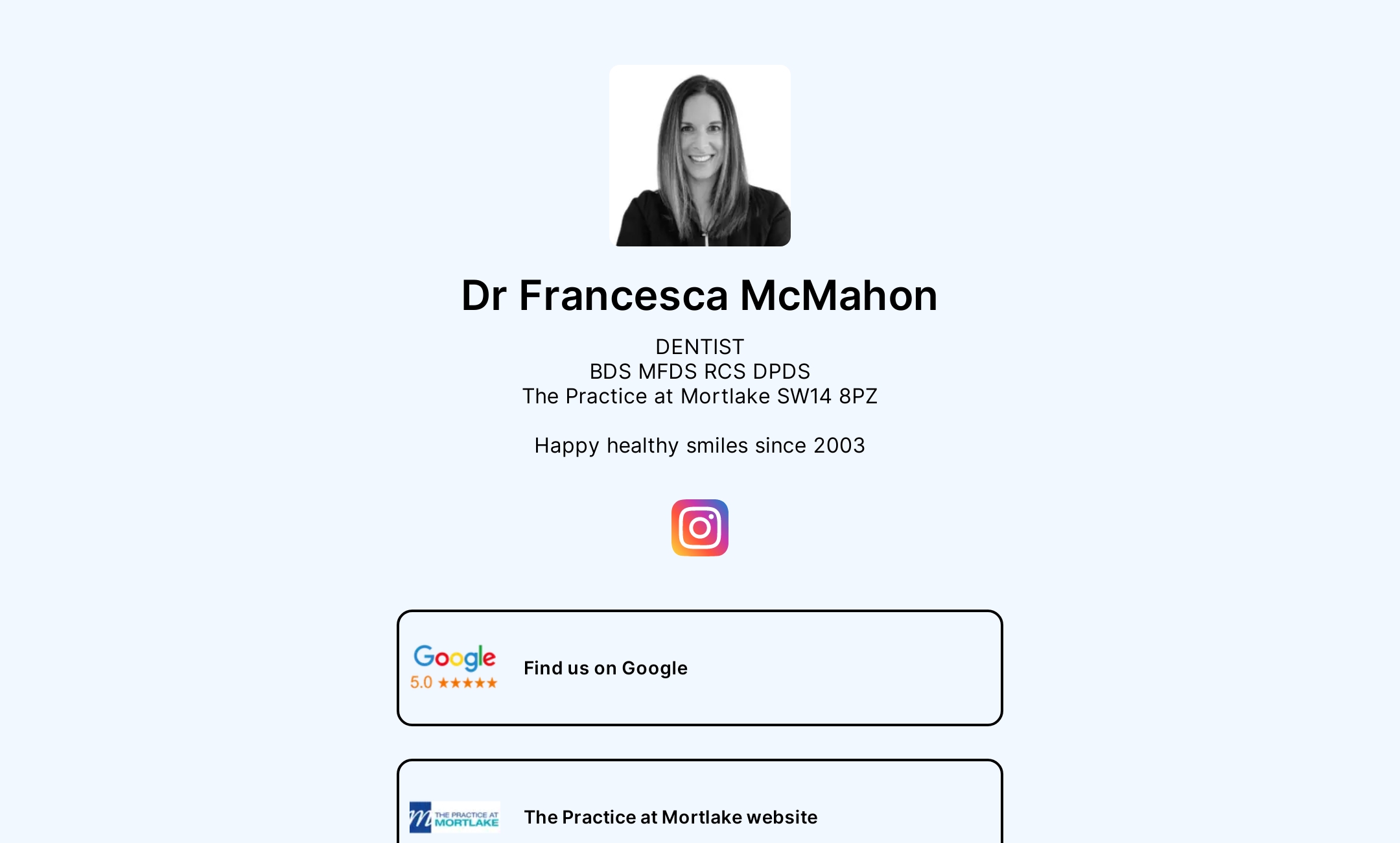 Dr Francesca McMahon's Flowpage
