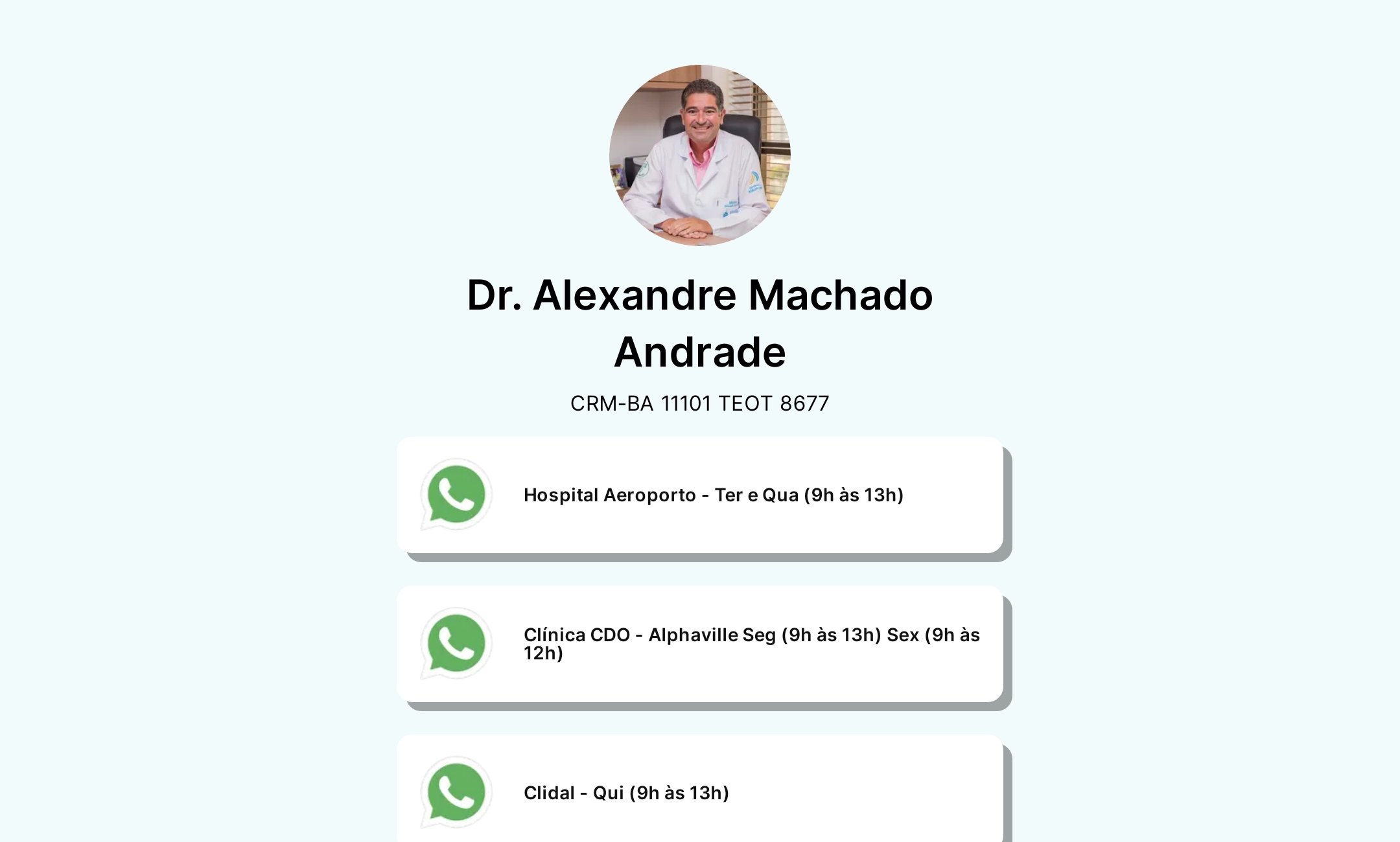 Dr. Alexandre Machado Andrade's Flowpage