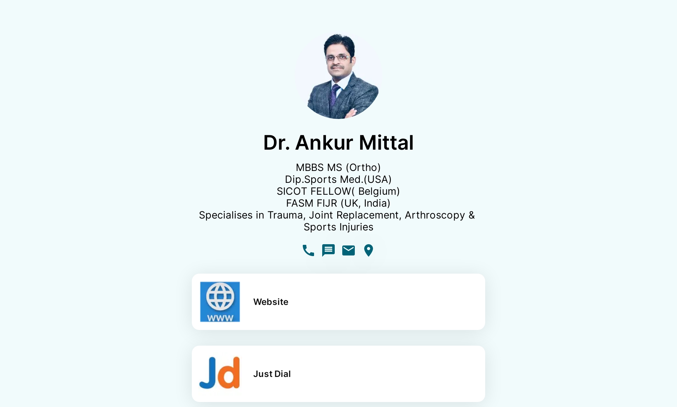 Dr. Ankur Mittal 's Flowpage
