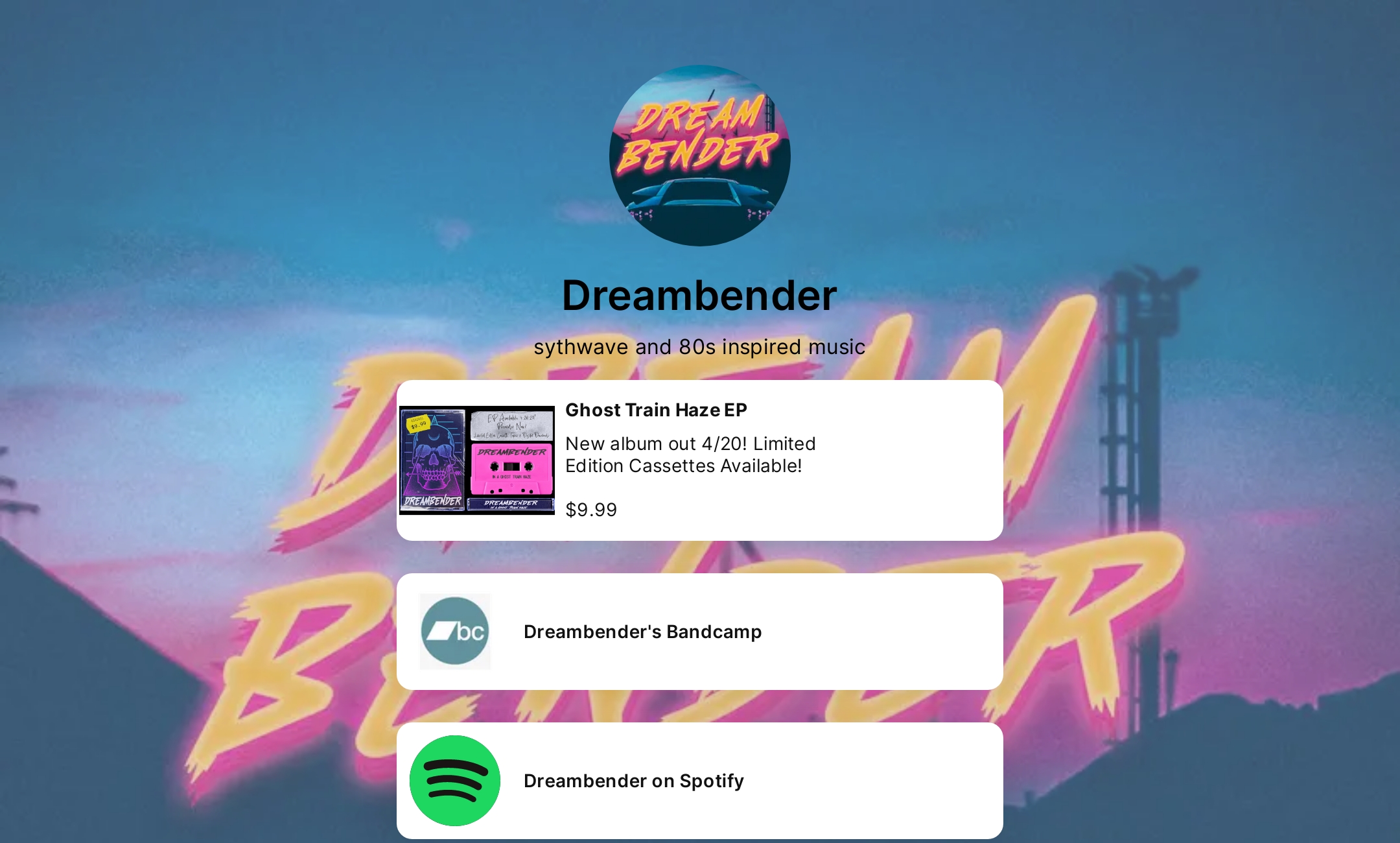 Dreambender's Flowpage